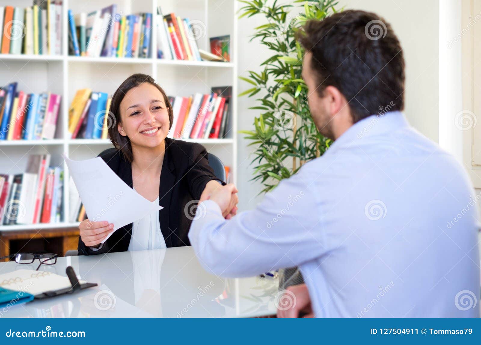 Handshake after Good Contract Agreement Stock Image - Image of ...