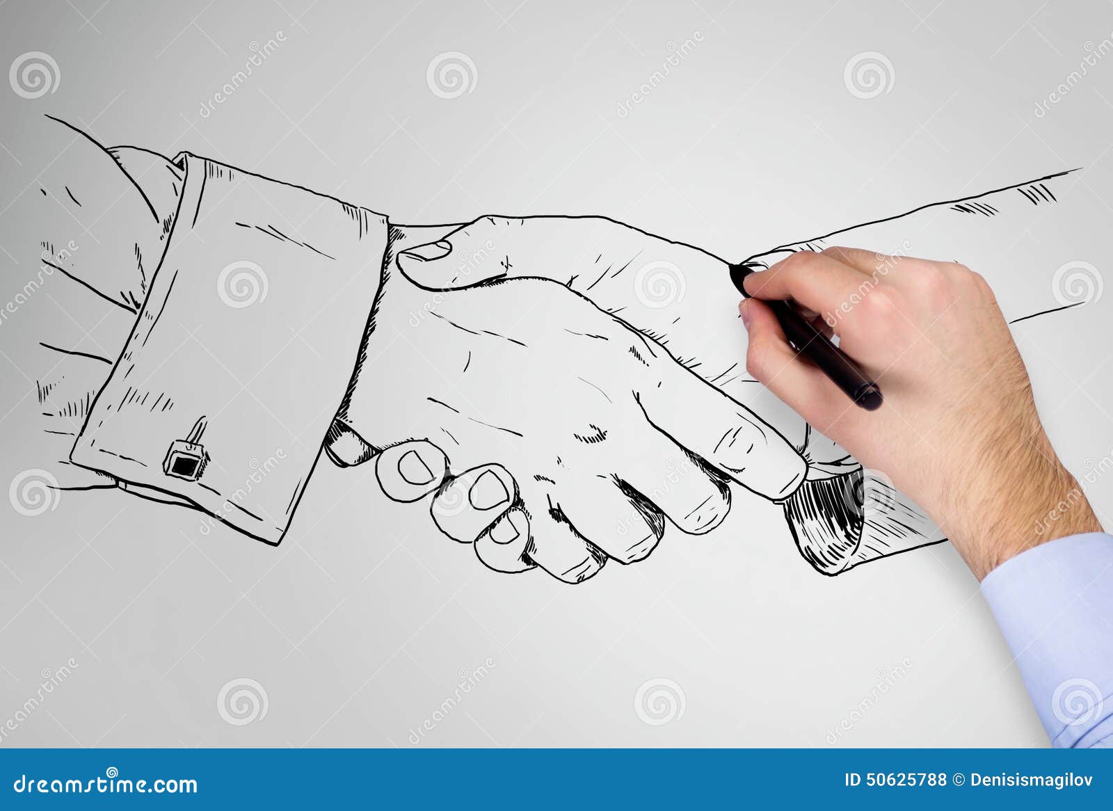 Handshake stock illustration. Illustration of person - 50625788