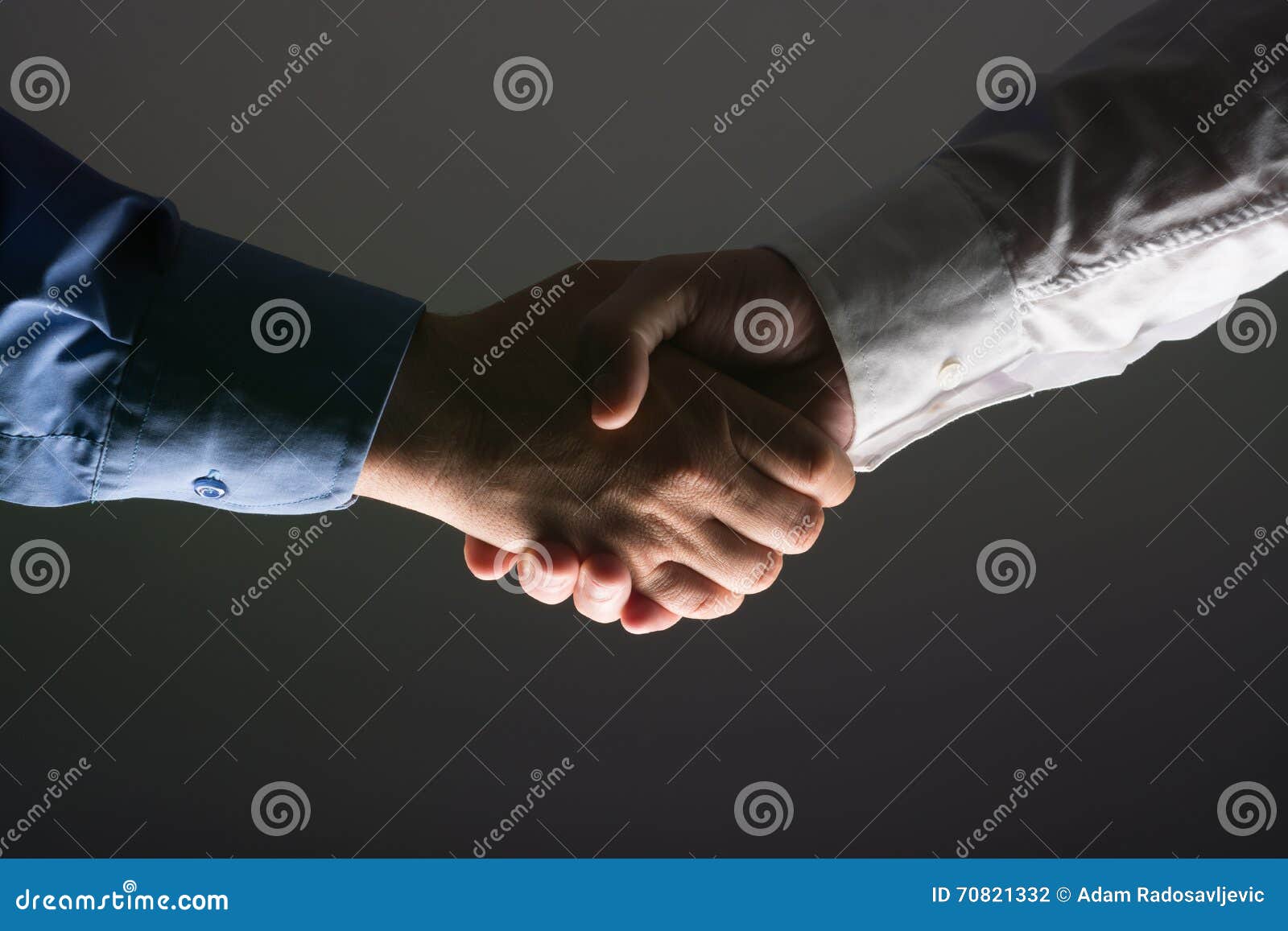 Handshake Handshaking in Dark with Low Light Stock Photo - Image of ...