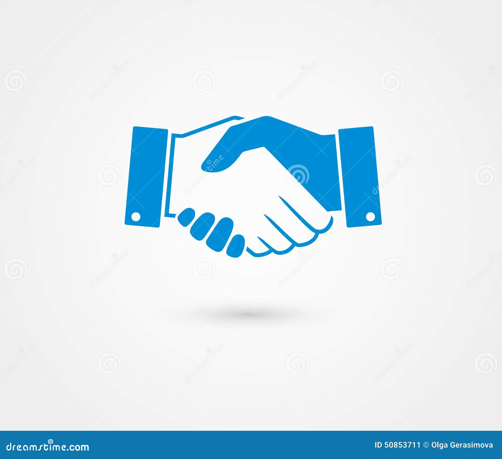 Handshake Icon - Vector Stock Image | CartoonDealer.com #114133801