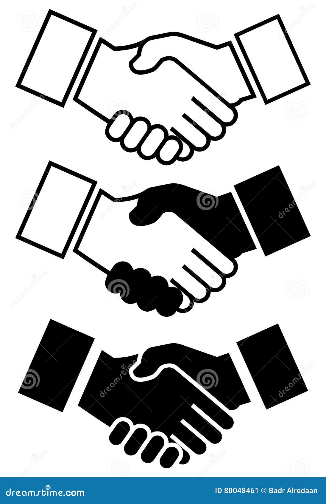 Handshake Icon, Stick Figure Man, People Hold Hands, Human Silhouette ...