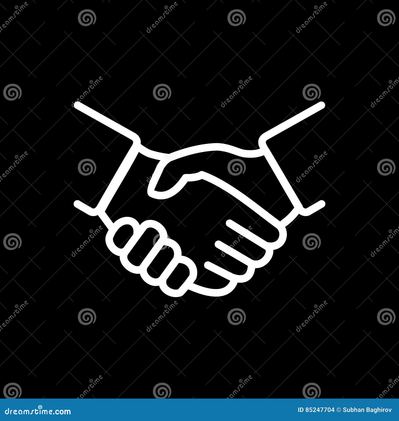 Handshake Icon Simple Vector Illustration. Deal Or Partner Agree ... Handshake Icon Simple Vector Illustration. Deal Or Partner Agree ...