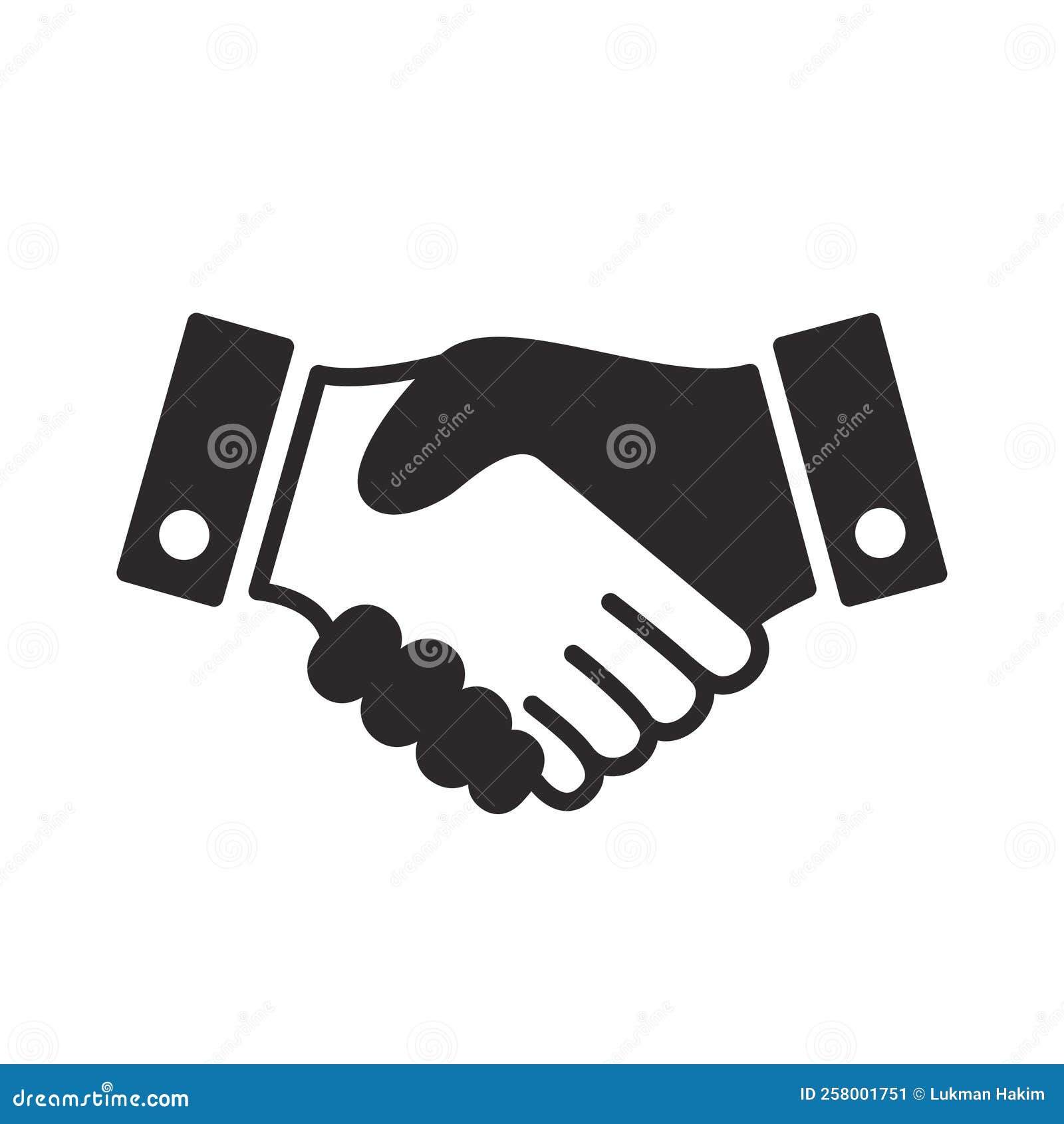Vector of Handshake Icon - Vector Iconic Design Stock Vector ...
