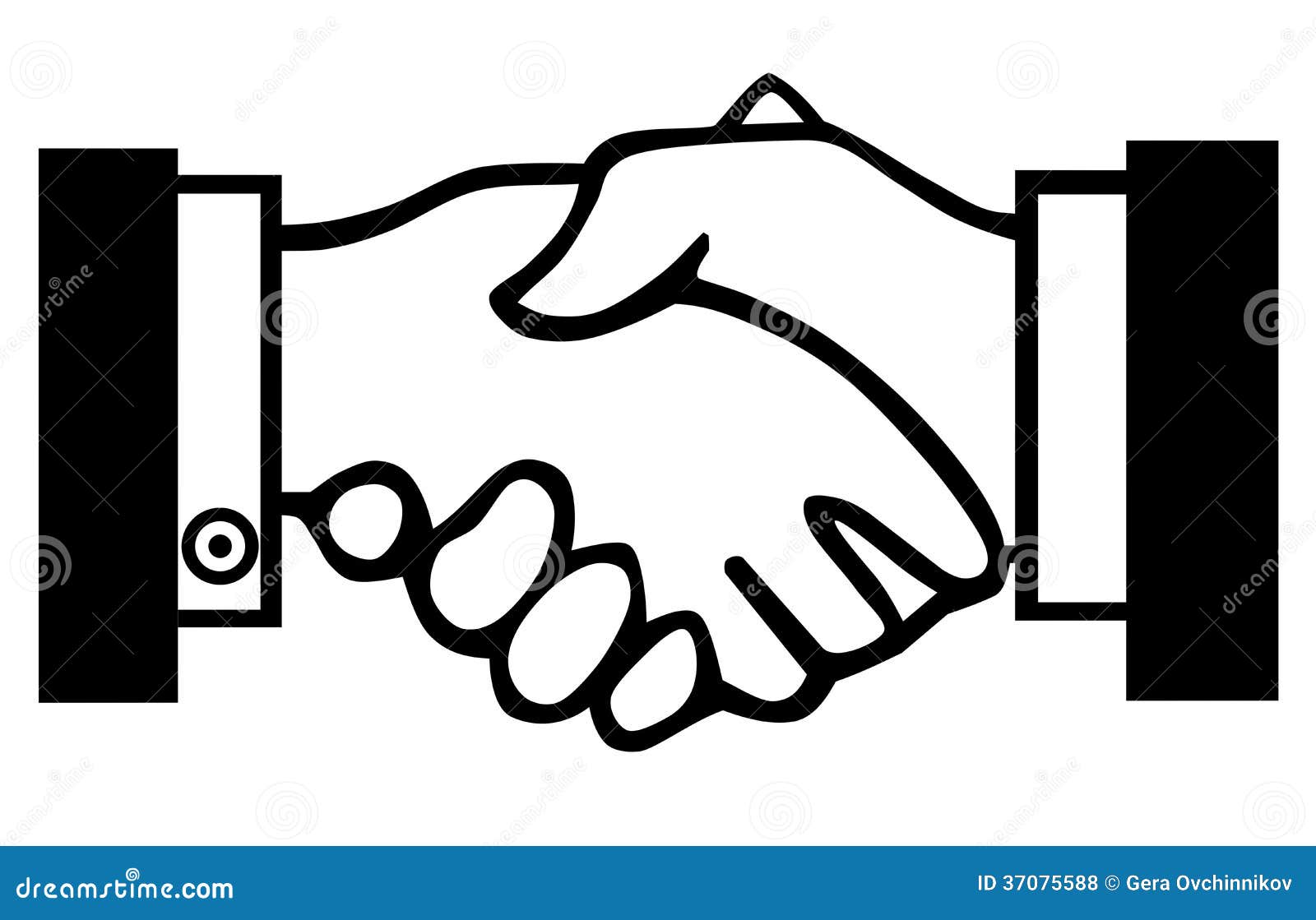 Handshake illustration stock illustration. Illustration of people ...