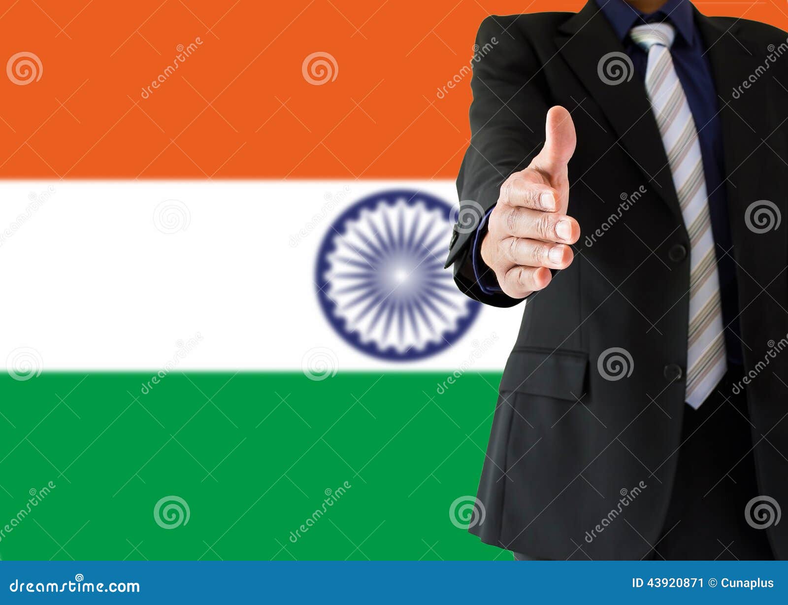 Handshake in indian stock image. Image of communication - 43920871