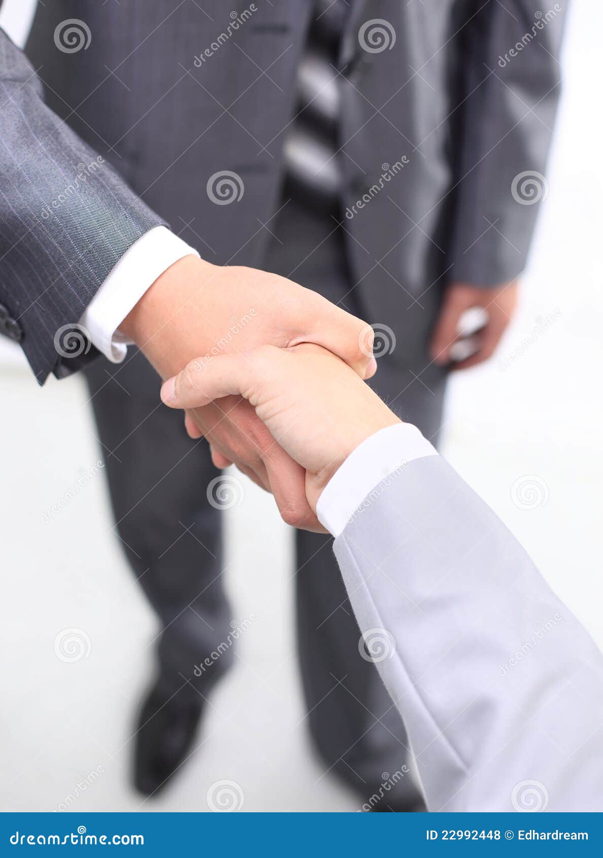 Handshake Isolated on White Stock Photo - Image of company, deal: 22992448