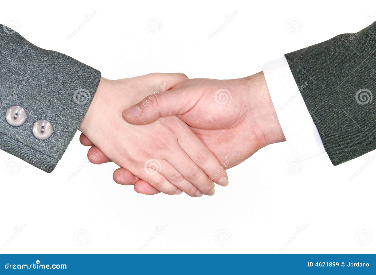 Handshake Isolated on White Stock Image - Image of partnership, adult ...