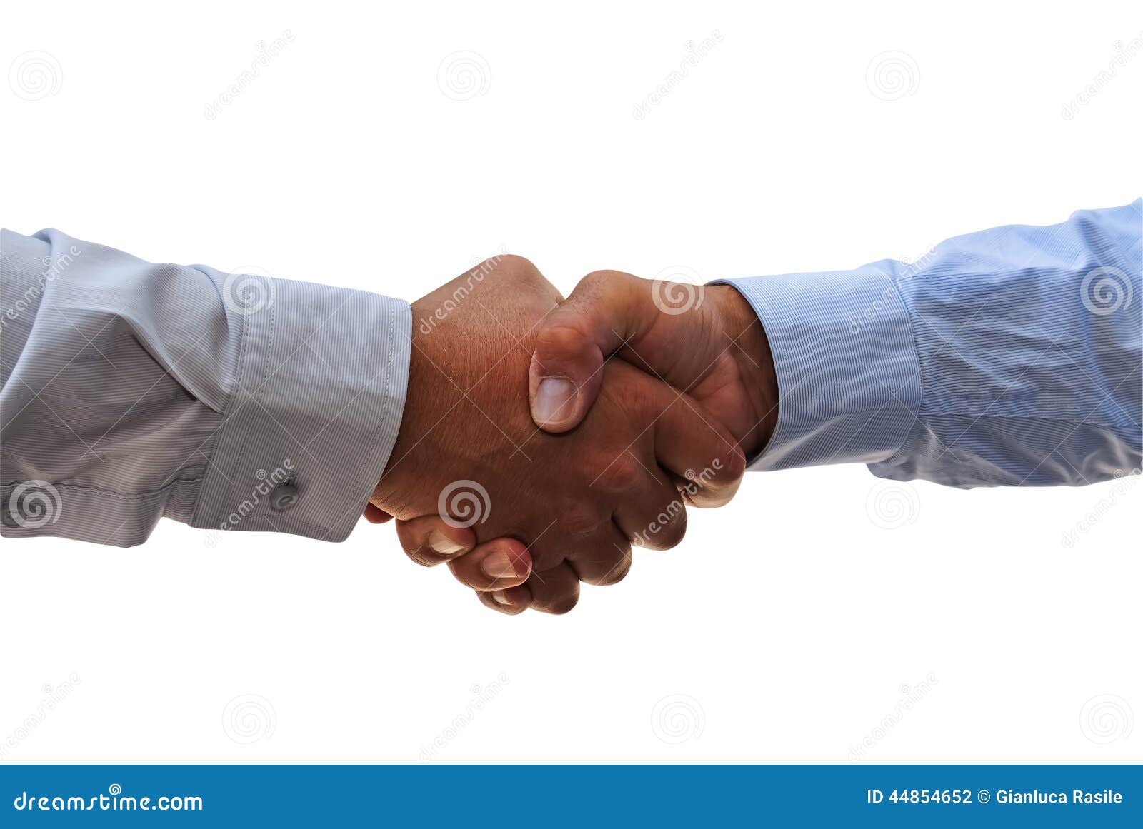 Handshake Isolated on White Stock Photo - Image of corporate, agreement ...