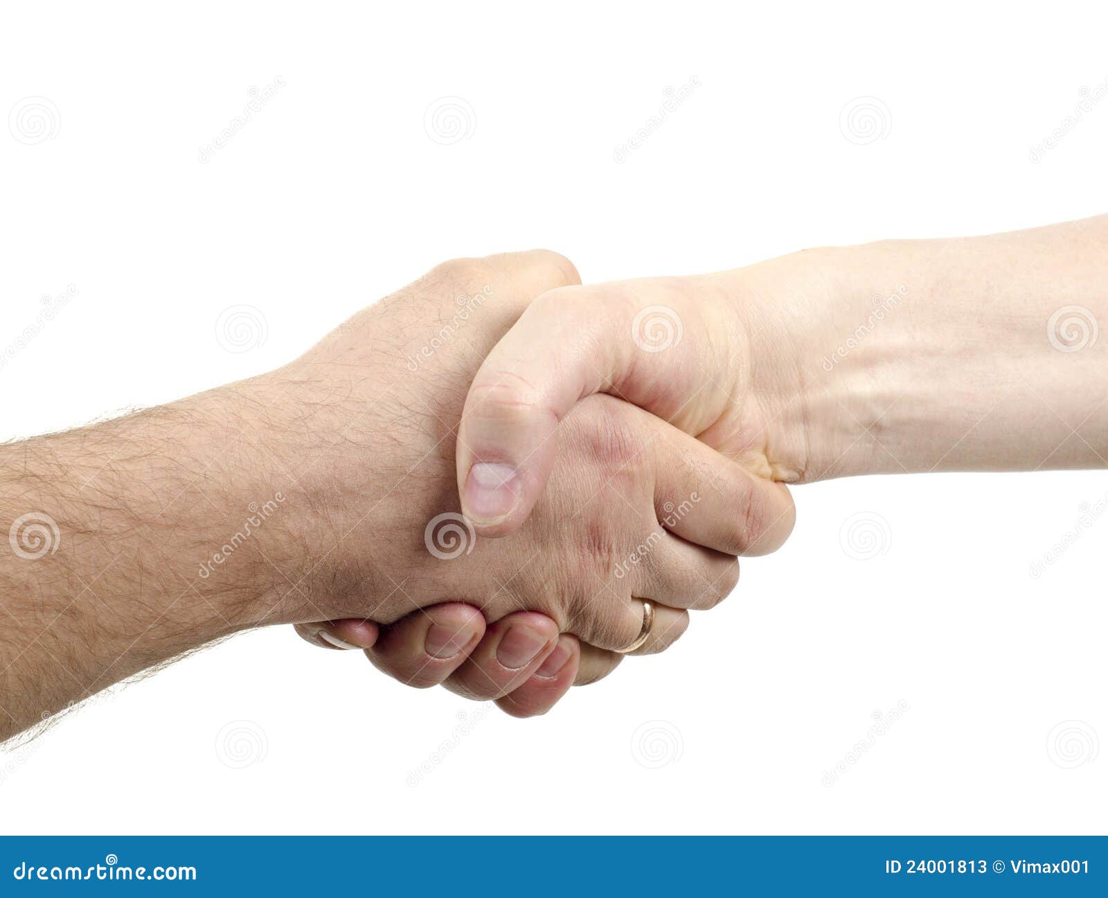 Handshake Isolated on White Background Stock Image - Image of greeting ...