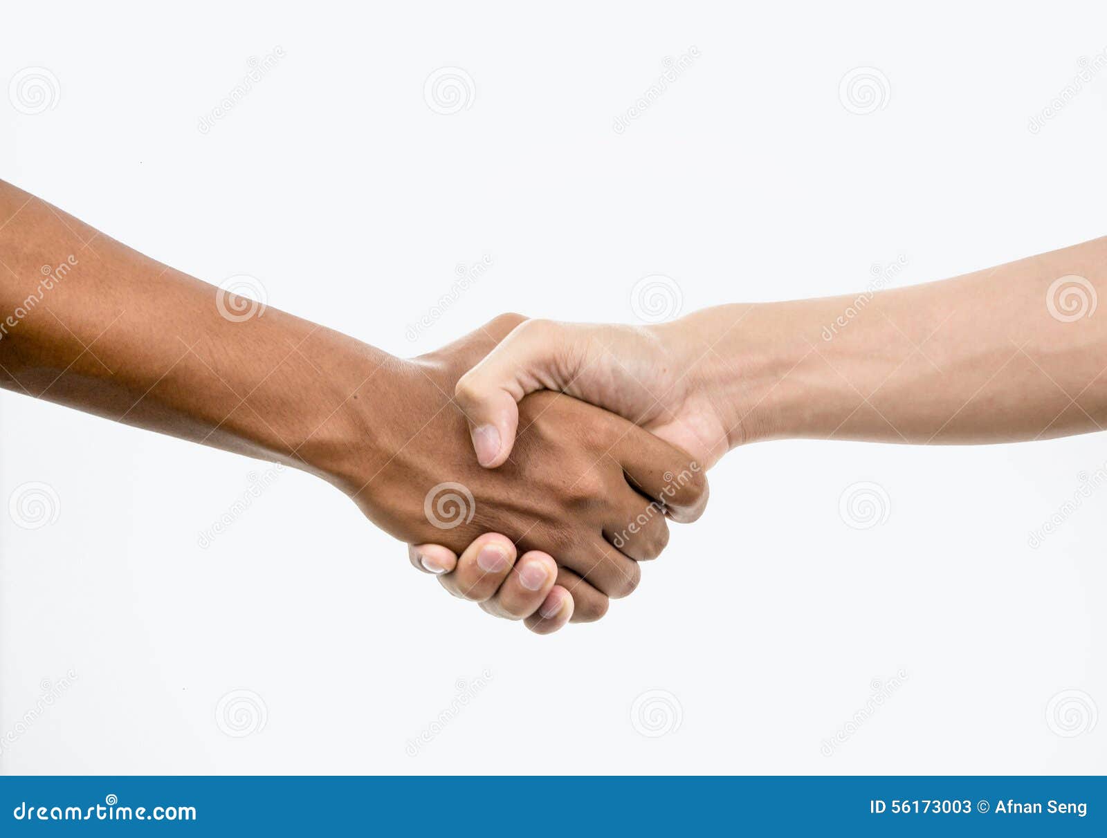 Handshake Isolated On Business Office Background Royalty-Free Stock ...