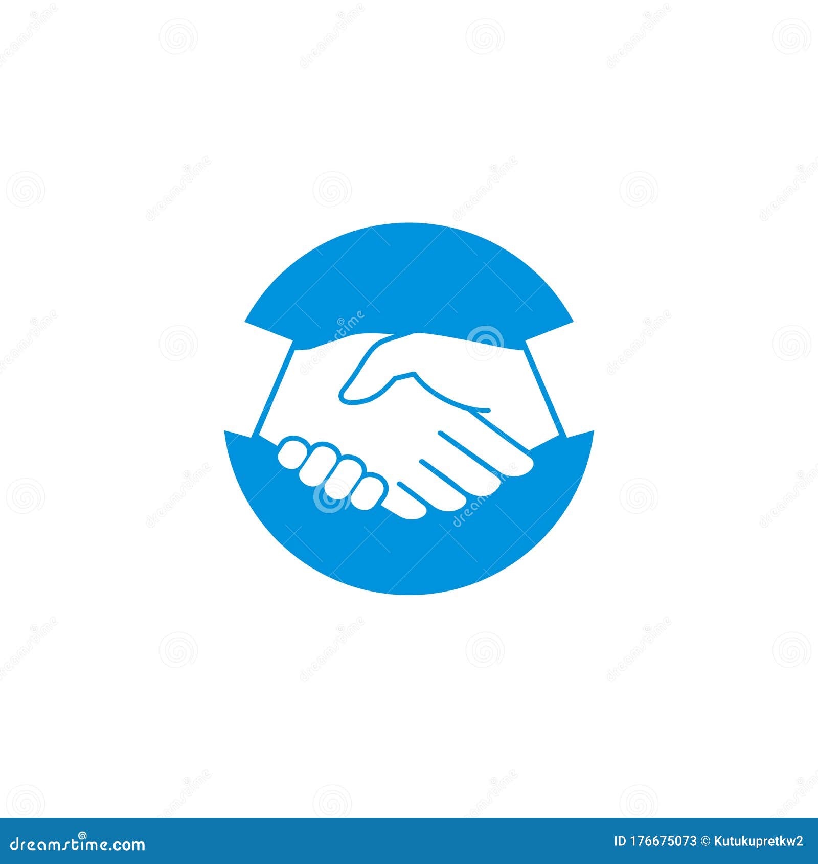 Handshake Logo Template Illustration Design. Vector EPS 10 Stock Vector ...