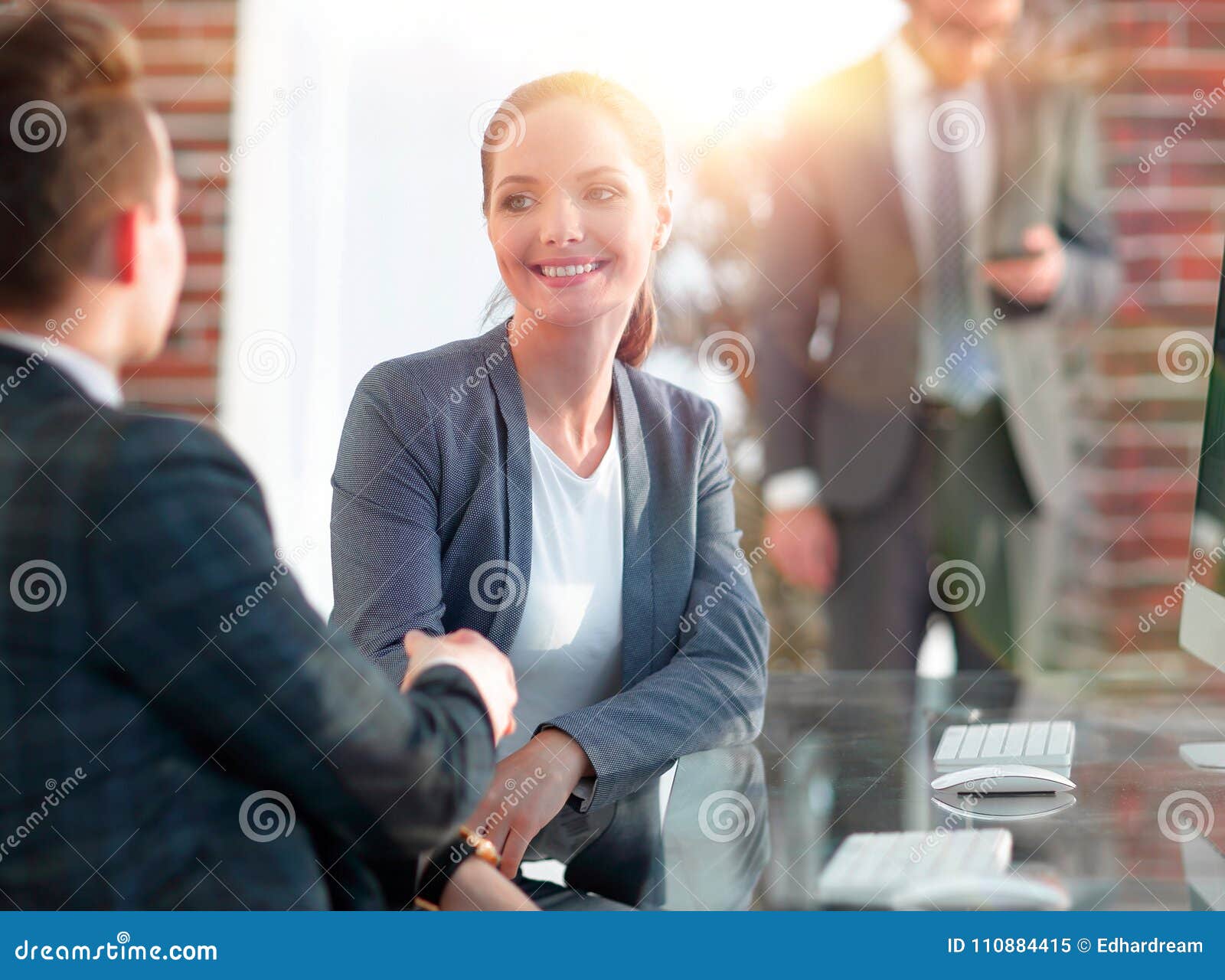Handshake Manager and the Client in the Office Stock Image - Image of ... Handshake Manager and the Client in the Office Stock Image - Image of ...