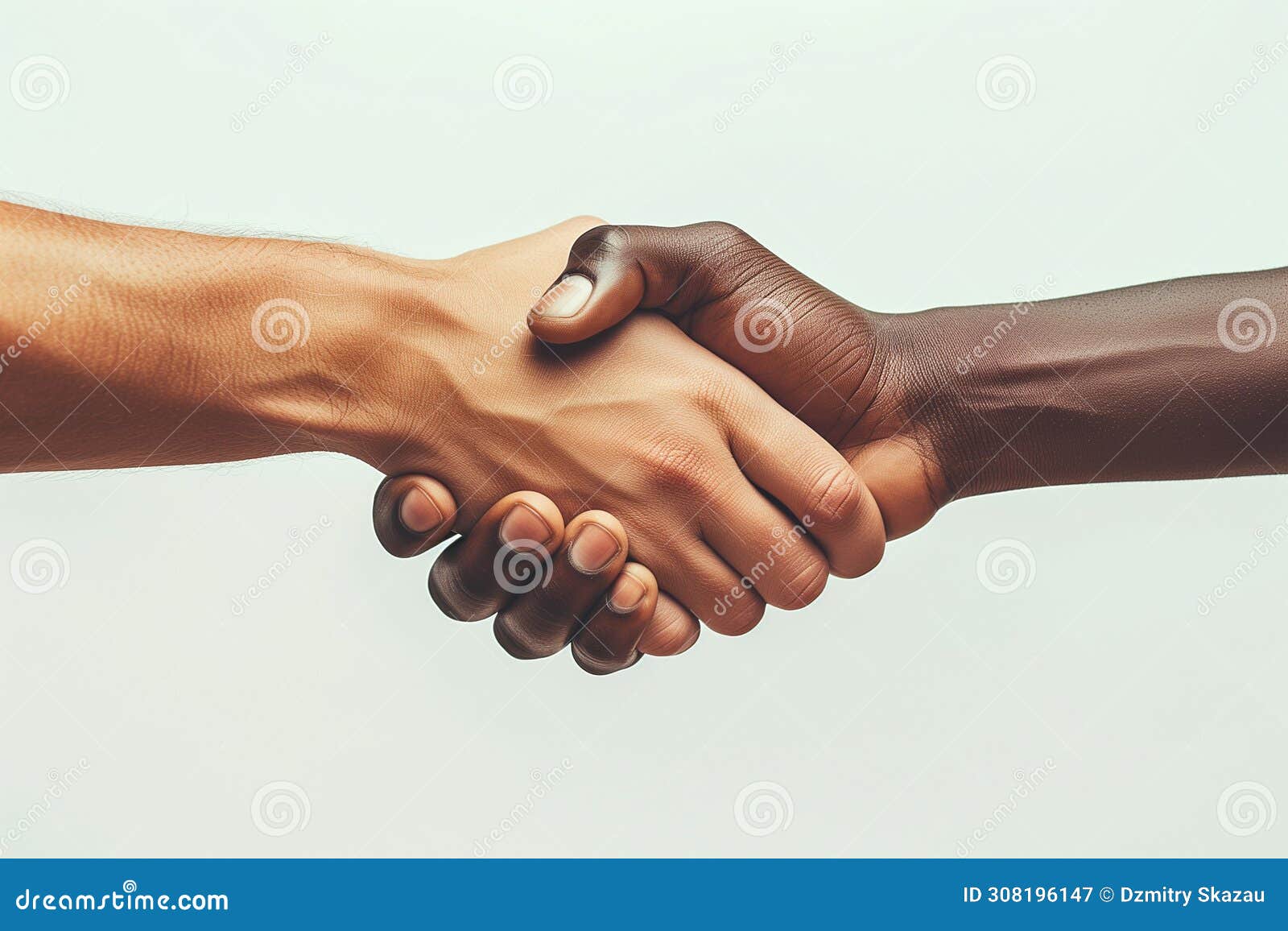 Handshake of Men of Different Races. Stock Image - Image of caucasian ...