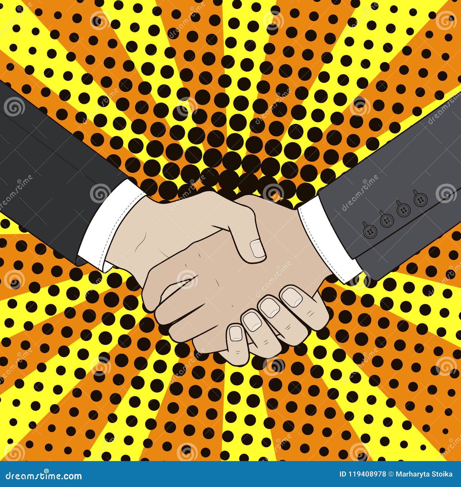 Handshake men. stock vector. Illustration of corporate - 119408978