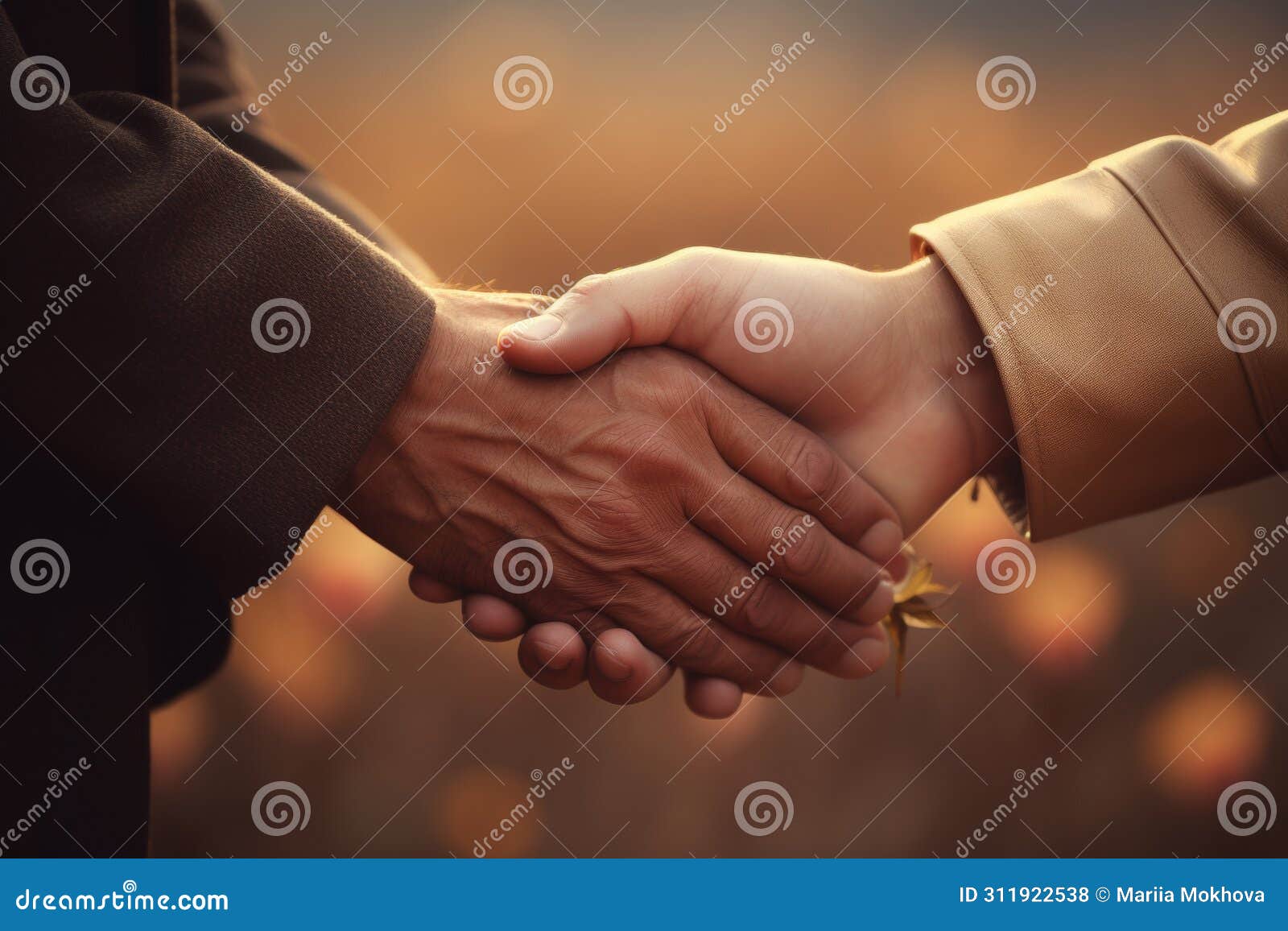 Handshake of Nurse Providing Care and Support for the Elderly Patients ...