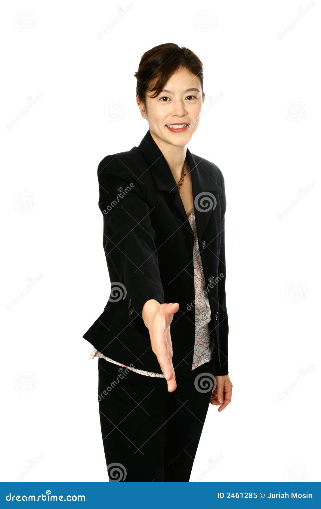 Handshake oriental female stock image. Image of lifestyle - 2461285