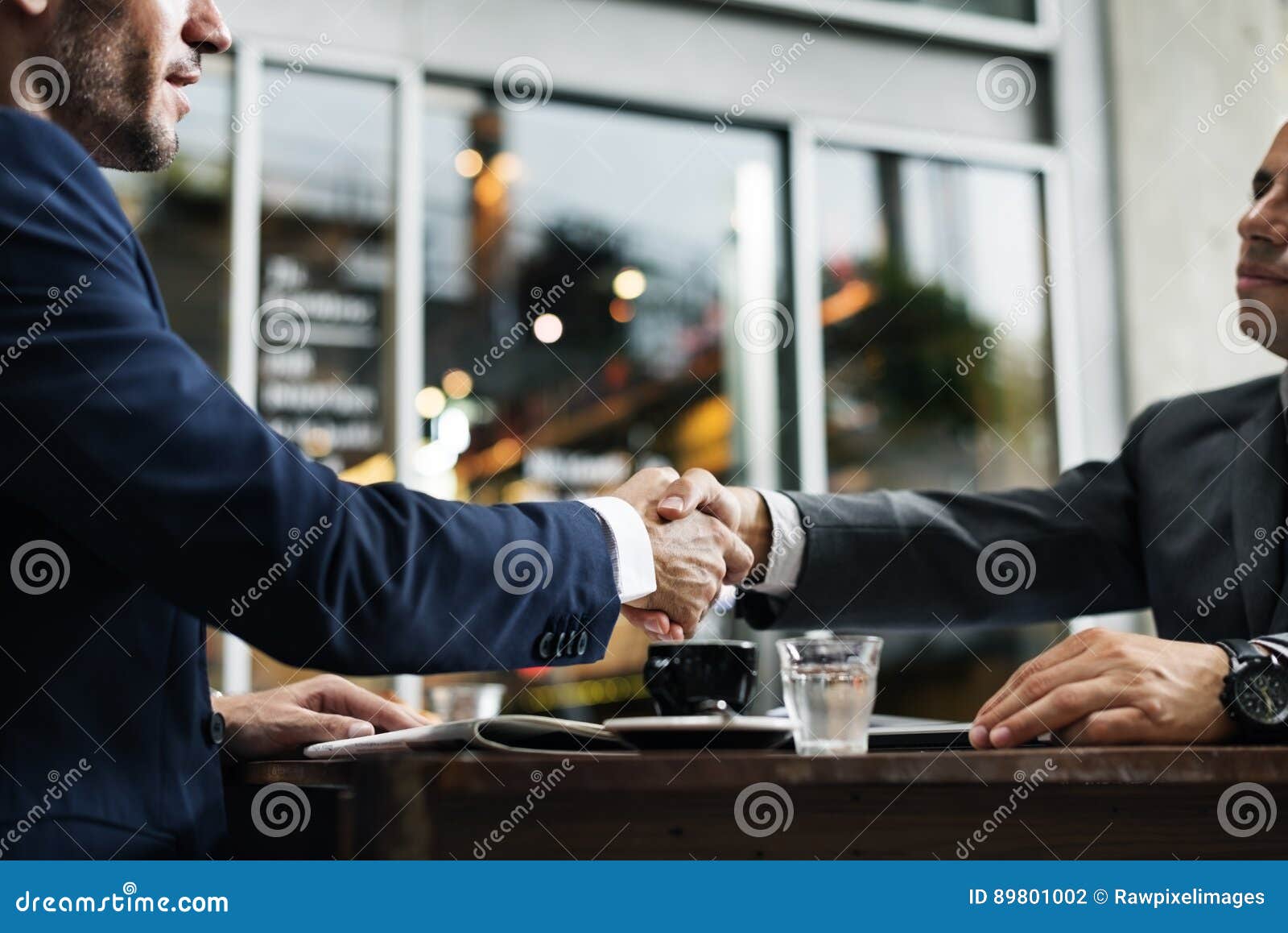 Handshake Partnership Deal Agreement Terms Concept Stock Photo - Image ...
