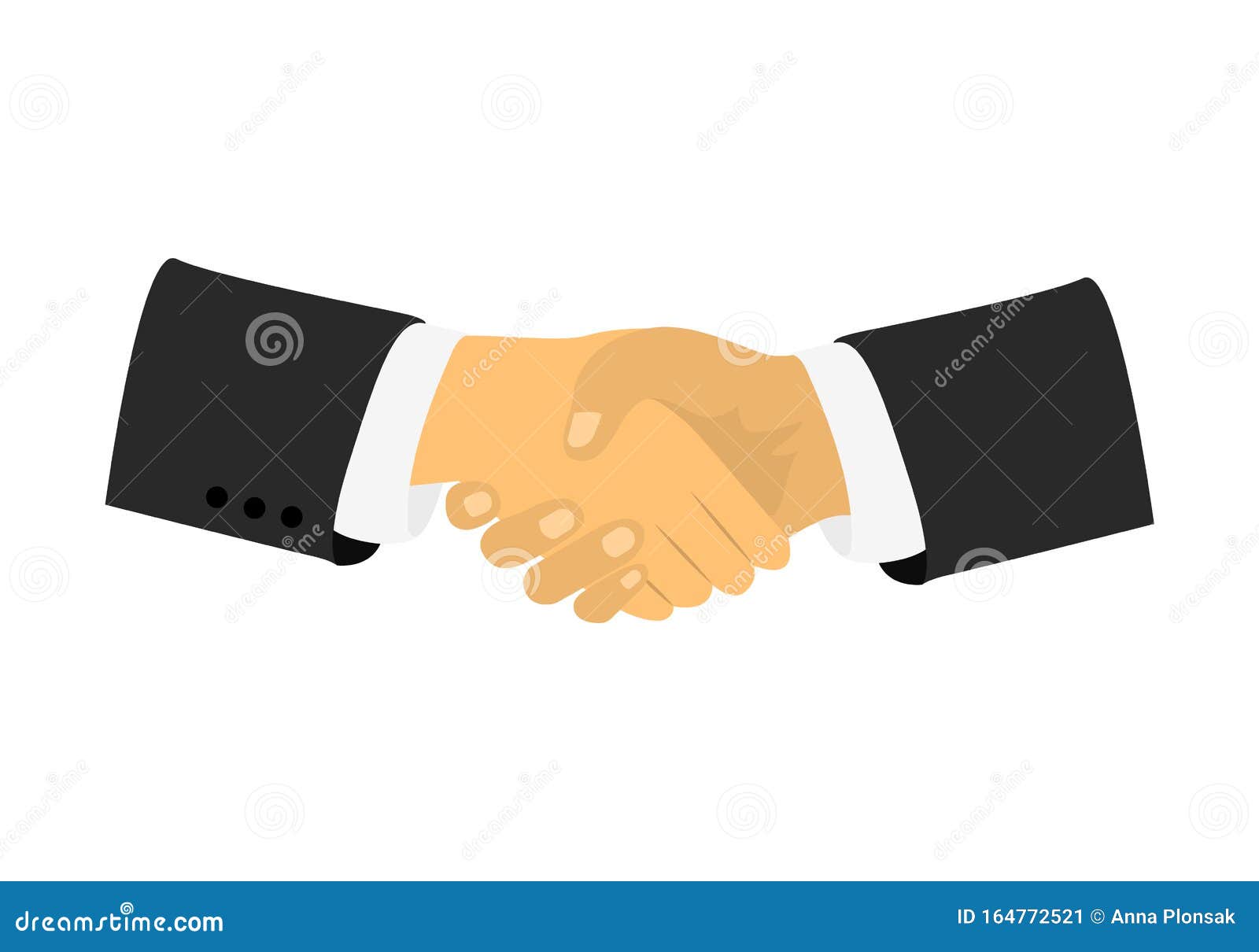 Handshake. Partnership, Friendship, Agreement, Cooperation. Vector ...