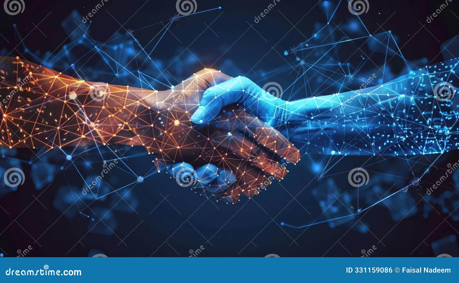 Handshake Partnership Network Embracing Technology and Digital Finance ...