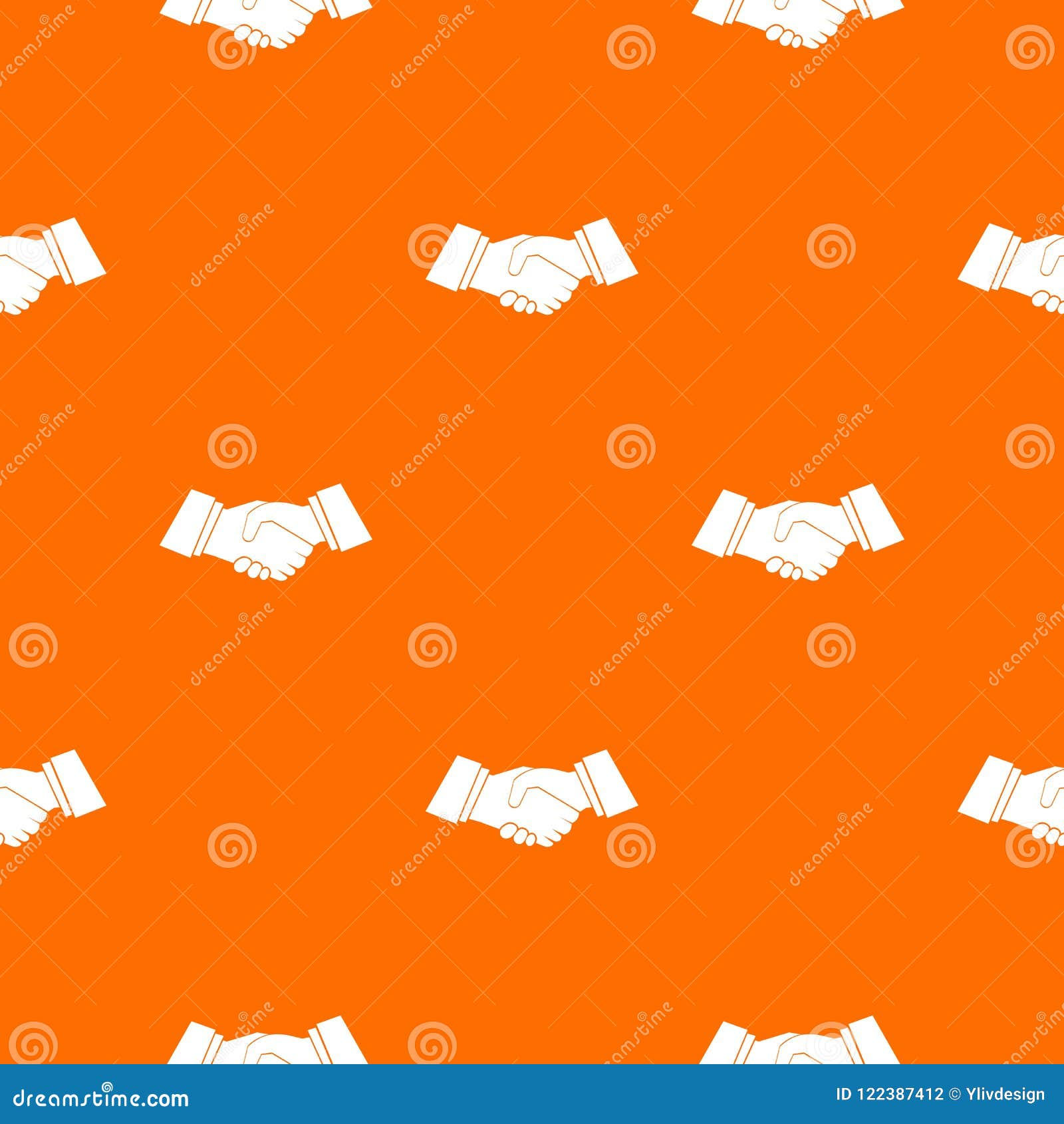 Handshake pattern seamless stock vector. Illustration of congratulating ...