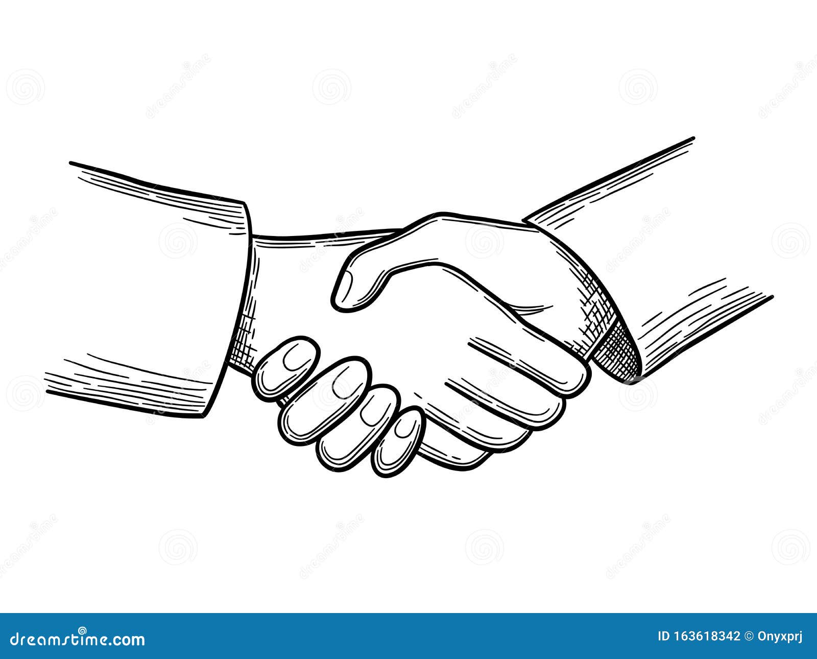Handshake Sketch. Business Concept People Handshakes Vector Doodles ... Handshake Sketch. Business Concept People Handshakes Vector Doodles ...