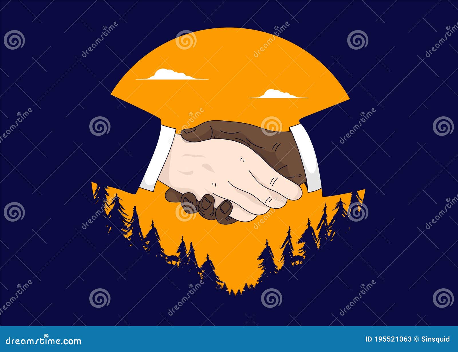 Diversity Handshake - People of Different Colour Shaking Hands Stock ...