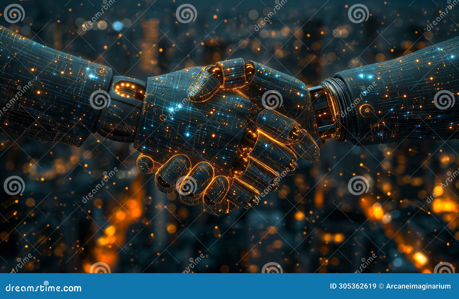 Handshake Software Technology Concept Stock Illustration - Illustration ...