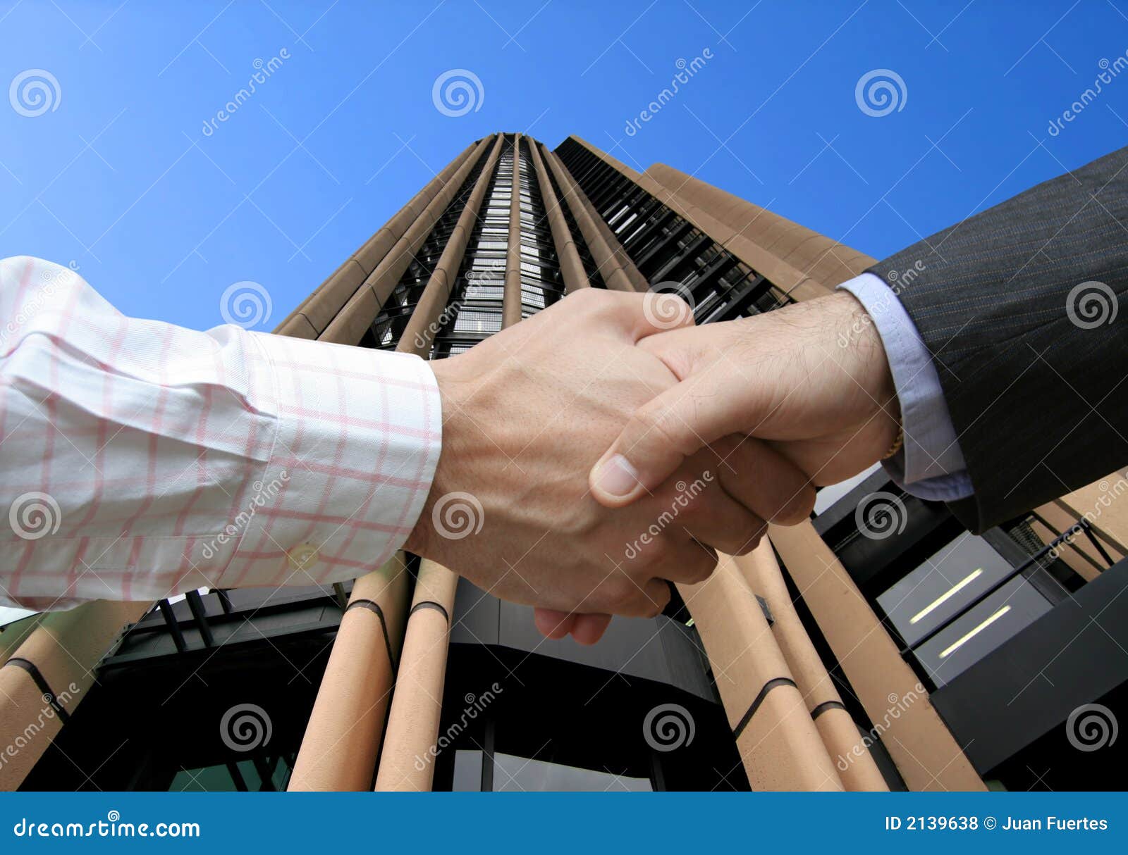 Handshake in the street stock photo. Image of businessmen - 2139638