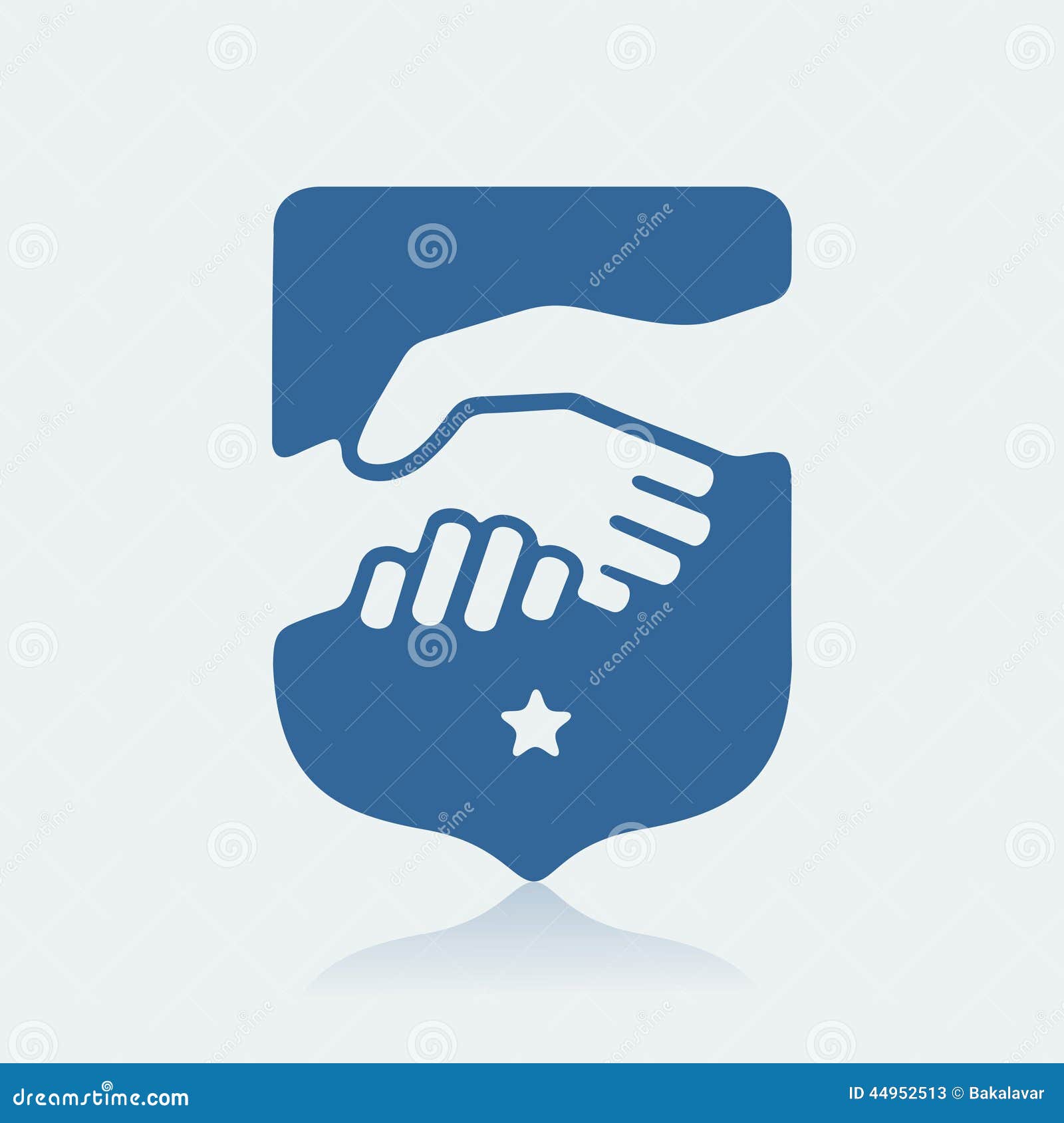 Don`t Handshake Symbol On Vector With White Background, Hand Shake With ...