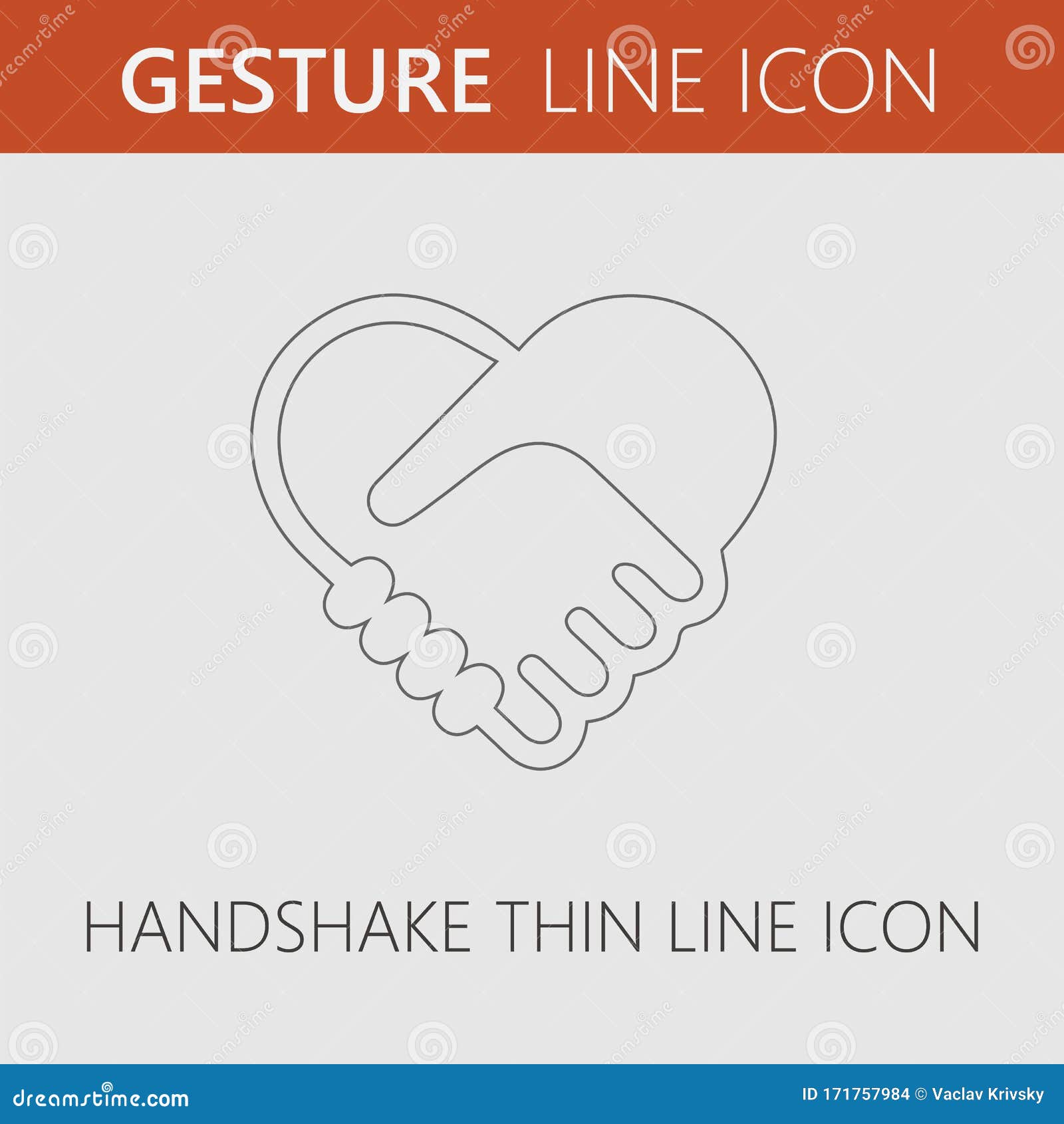 Handshake Symbol Forming a Heart Stock Vector - Illustration of symbol ...