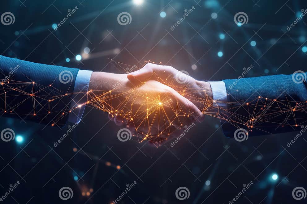 Handshake Symbolizing Partnership and Collaboration, Representing ...