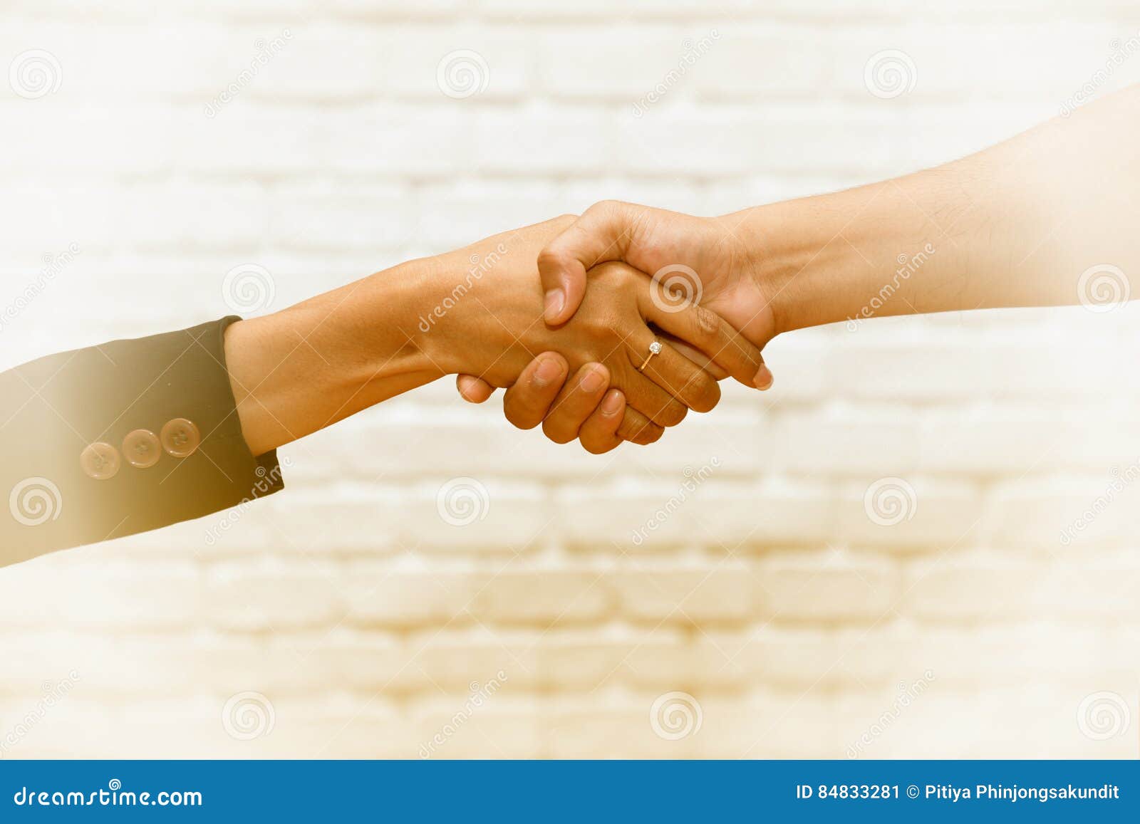 Handshake : Teamwork for Success of the Business in the Future Stock ...