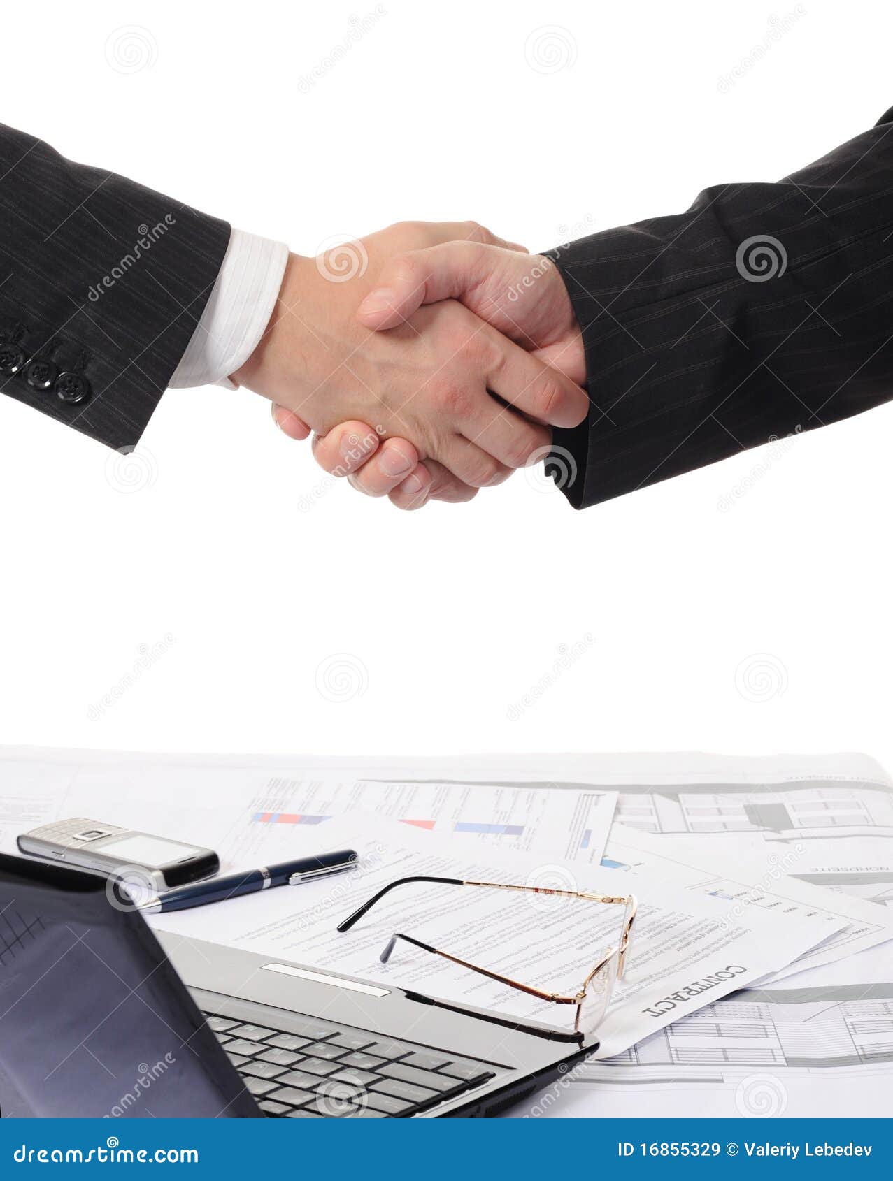 Handshake of Two Business Partners Stock Image - Image of partnership ...