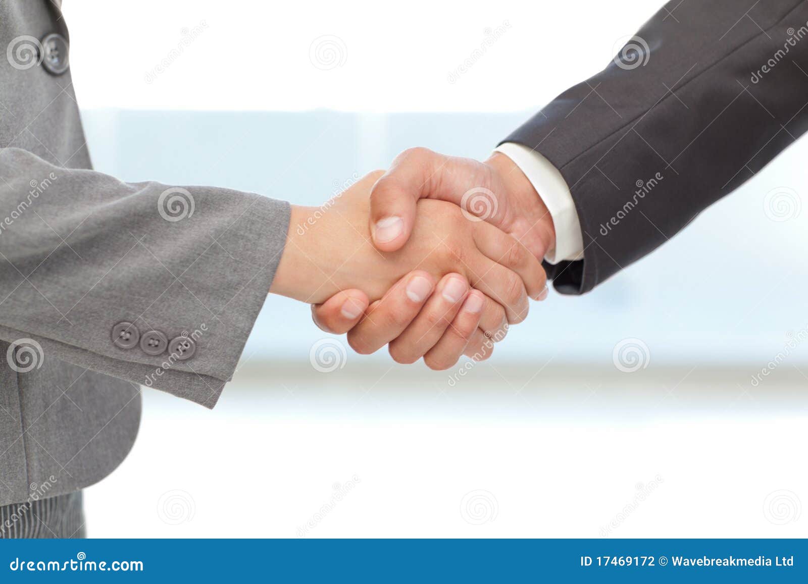 Handshake Between Two Business People Stock Photography - Image: 17469172