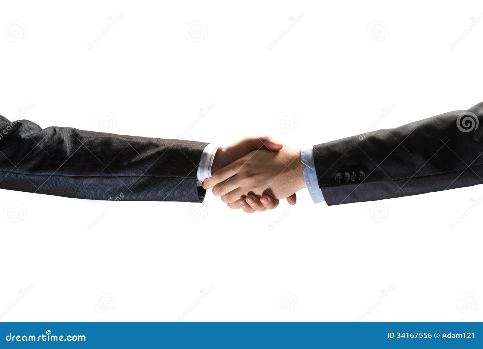 Handshake between Two Businessmen Stock Photo - Image of friends ...