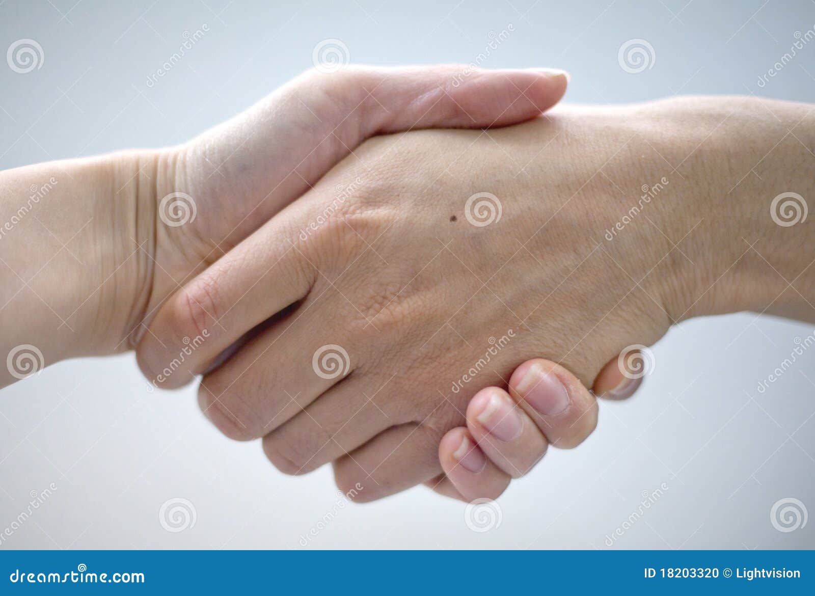Handshake Two Hands with Blur Background Stock Photo - Image of promise ...