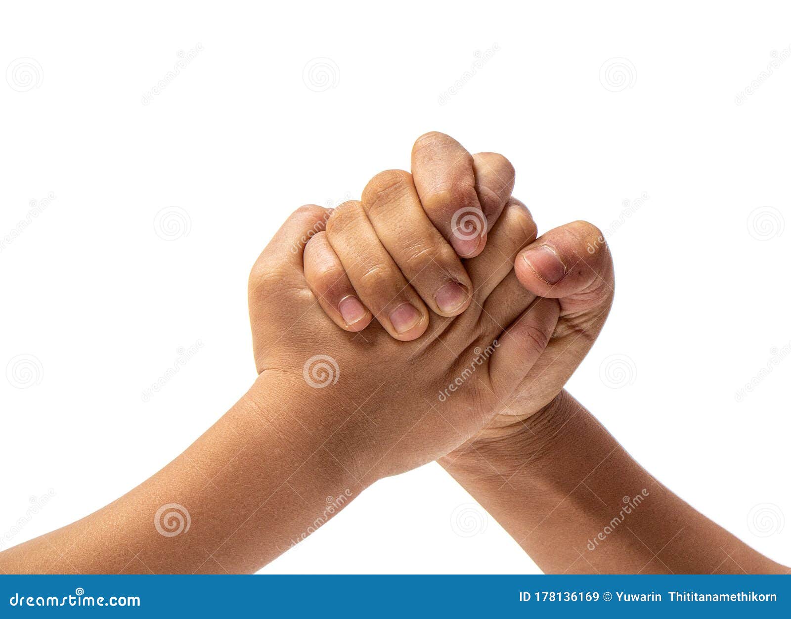 A Handshake between Two Partners. Giving a Helping Hand Stock Image ...