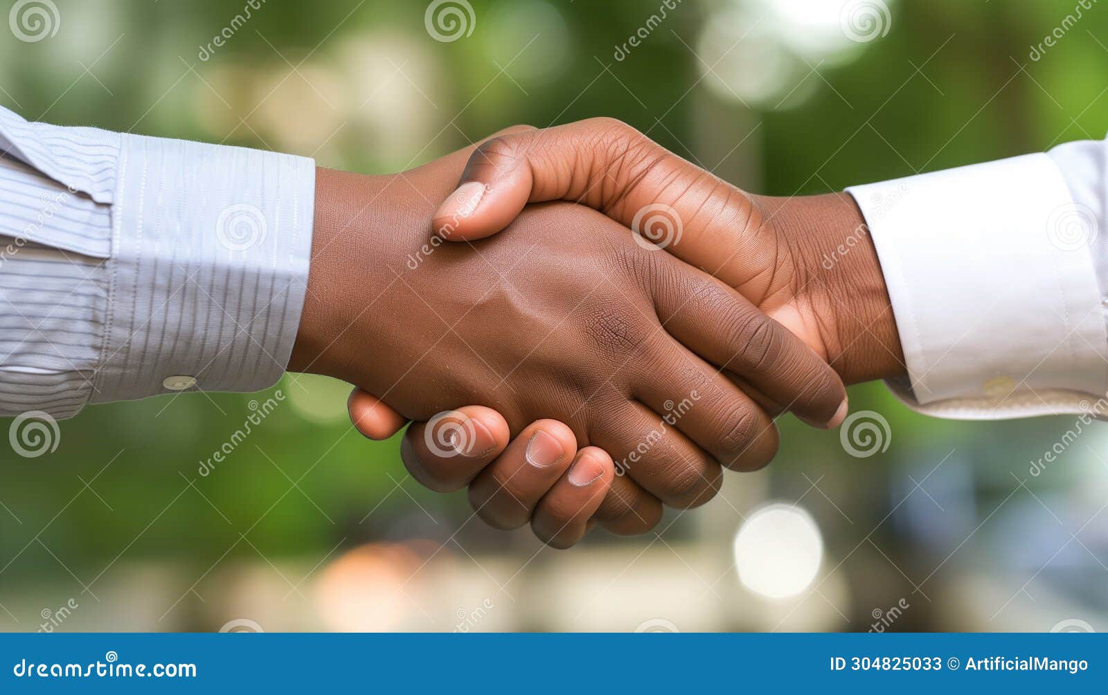 Handshake between Two People. AI Generated. Stock Illustration ...