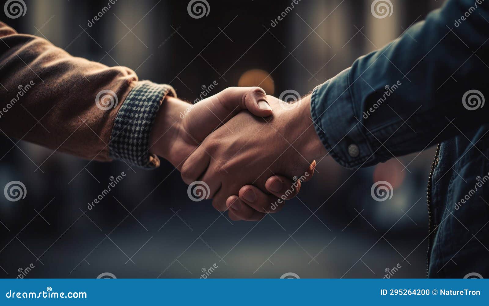 Handshake between Two People Handshake between Two Businessmen ...
