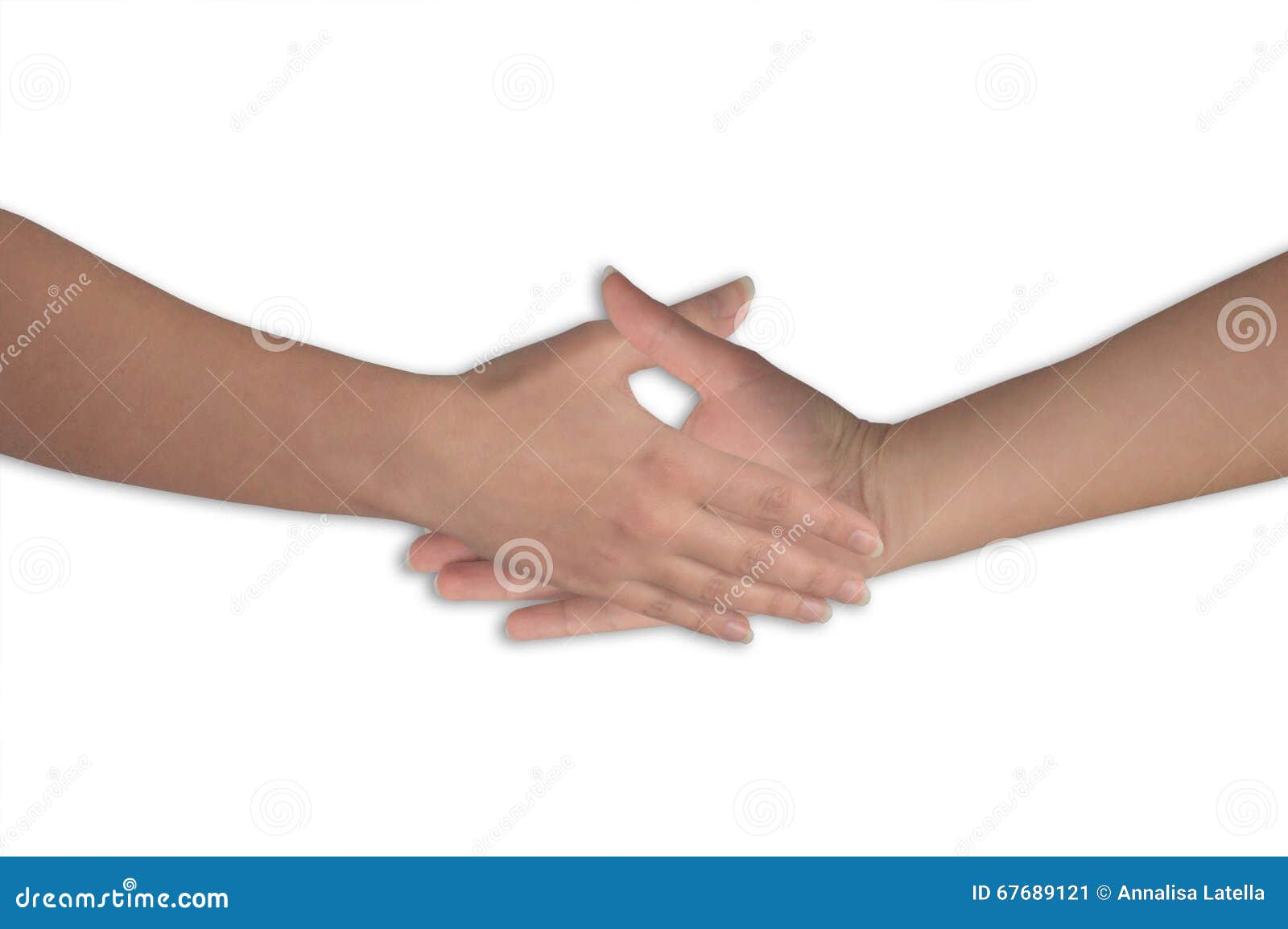 Handshake between Two People Stock Image - Image of background ...