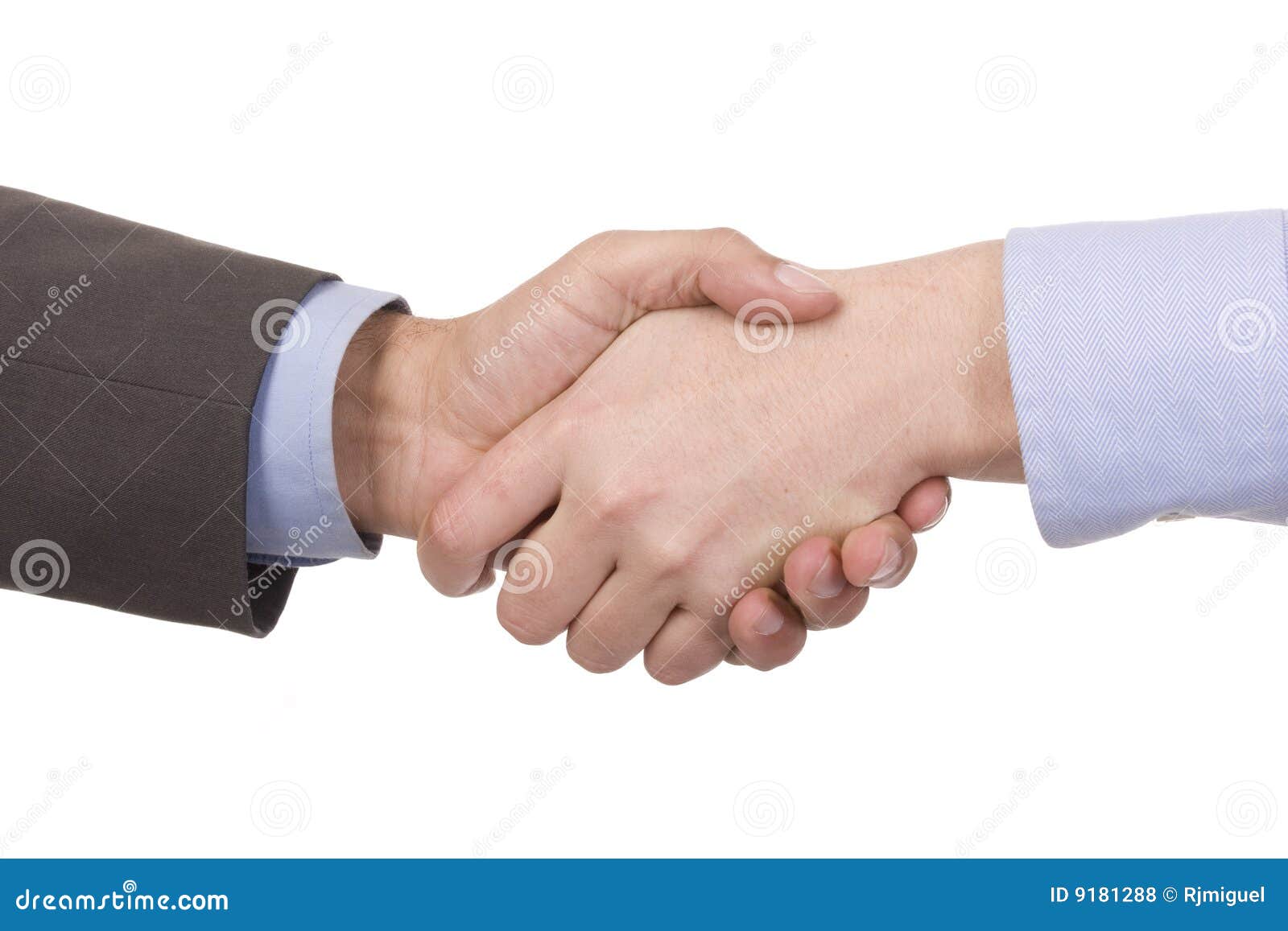 Handshake of Two Successful Businesspeople Stock Photo - Image of hired ...