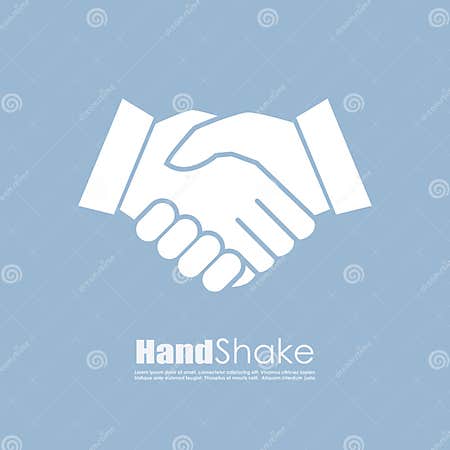 Handshake Vector Business Icon Stock Vector - Illustration of confirm ...