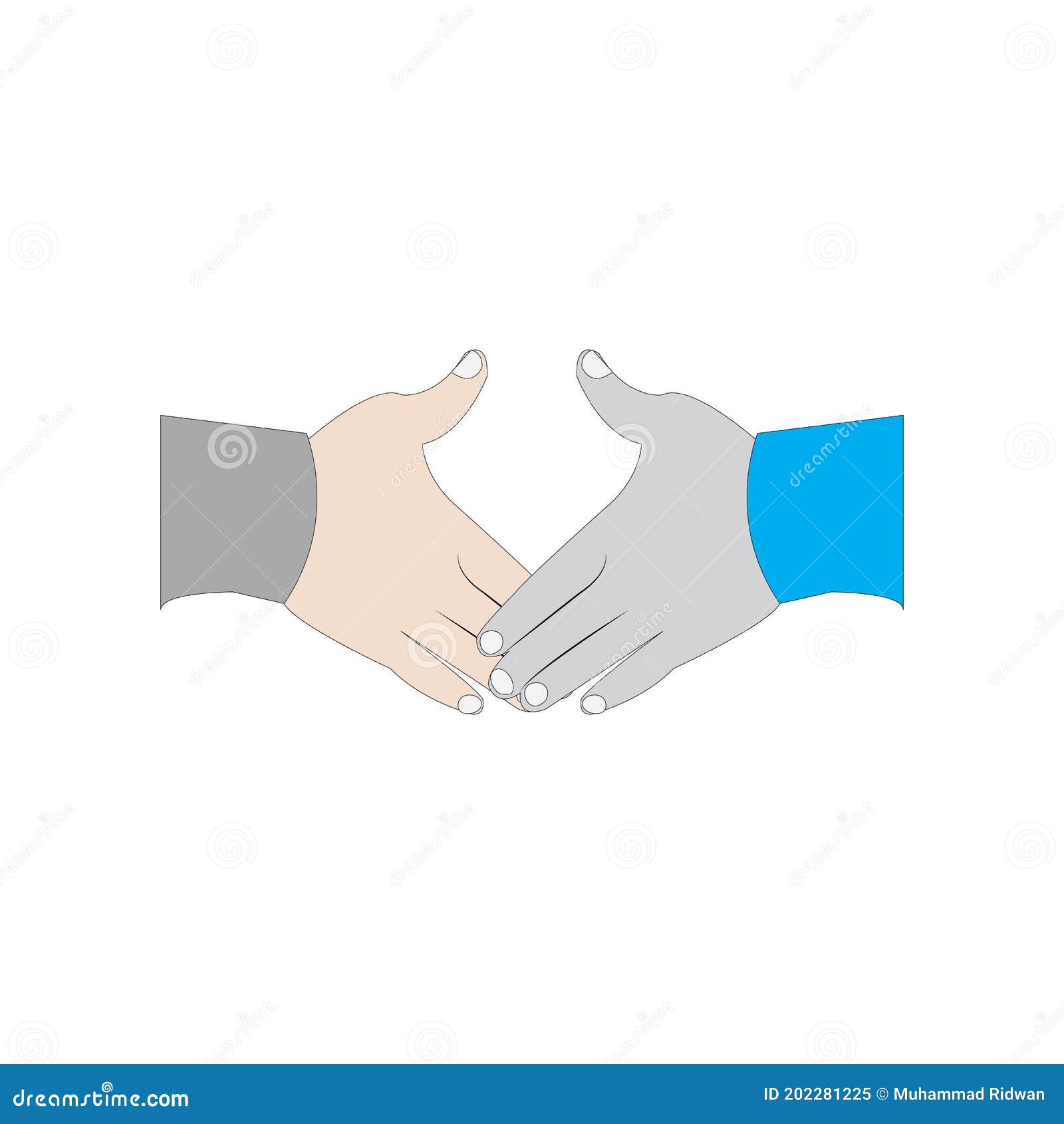 Handshake vector design stock vector. Illustration of corporate - 202281225