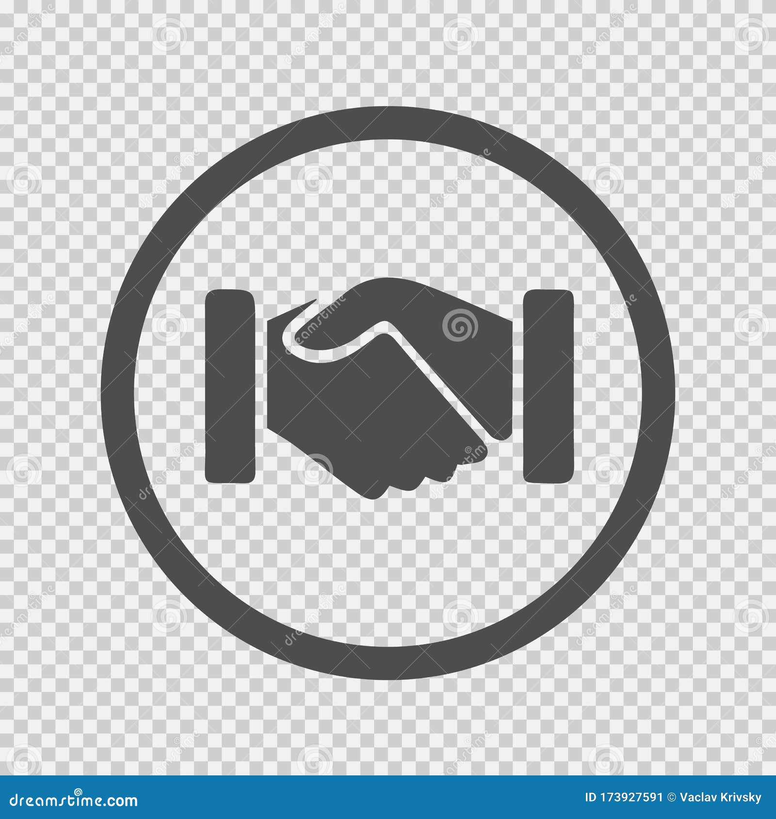 Handshake Vector Icon Eps 10. Hands Shaking Simple Symbol Stock Vector ...