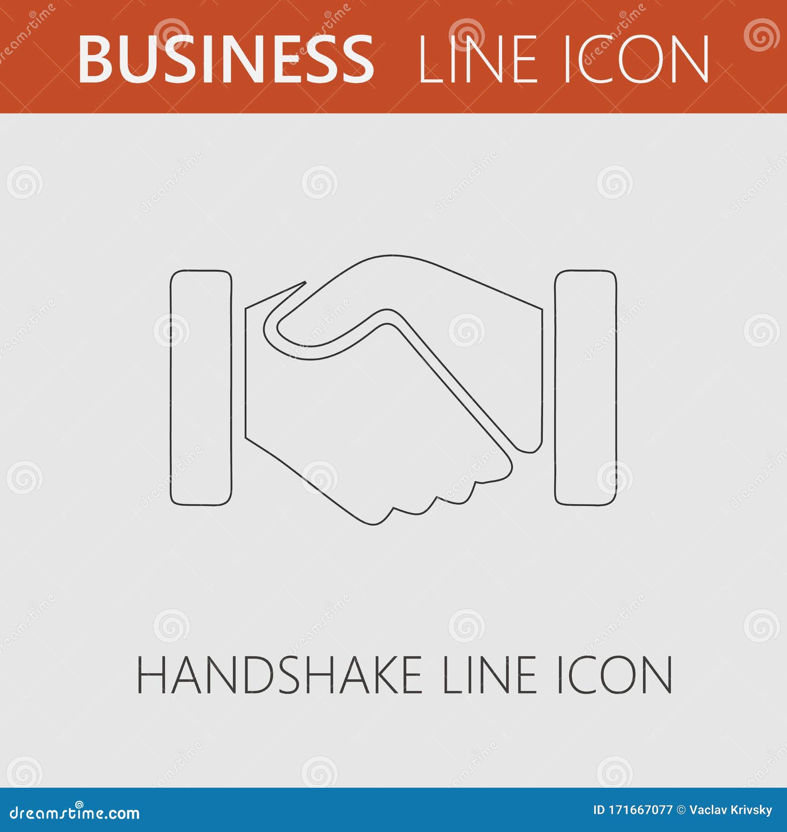 Handshake vector icon. stock vector. Illustration of contract - 171667077
