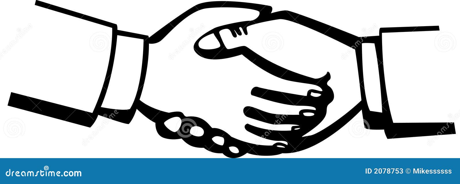 Handshake Vector Illustration Stock Vector - Illustration of handshake ...