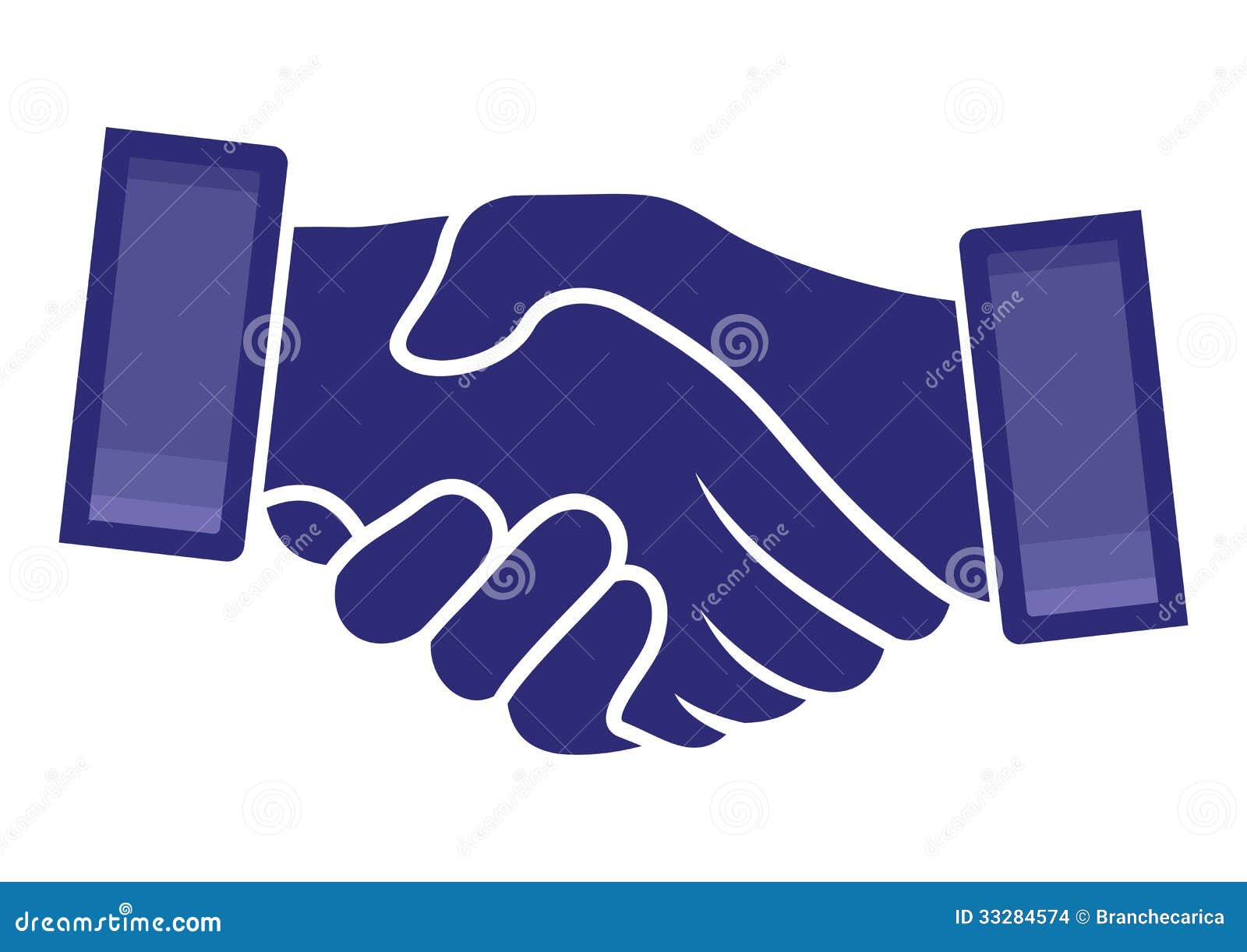 Handshake stock vector. Illustration of path, hand, corporate - 33284574