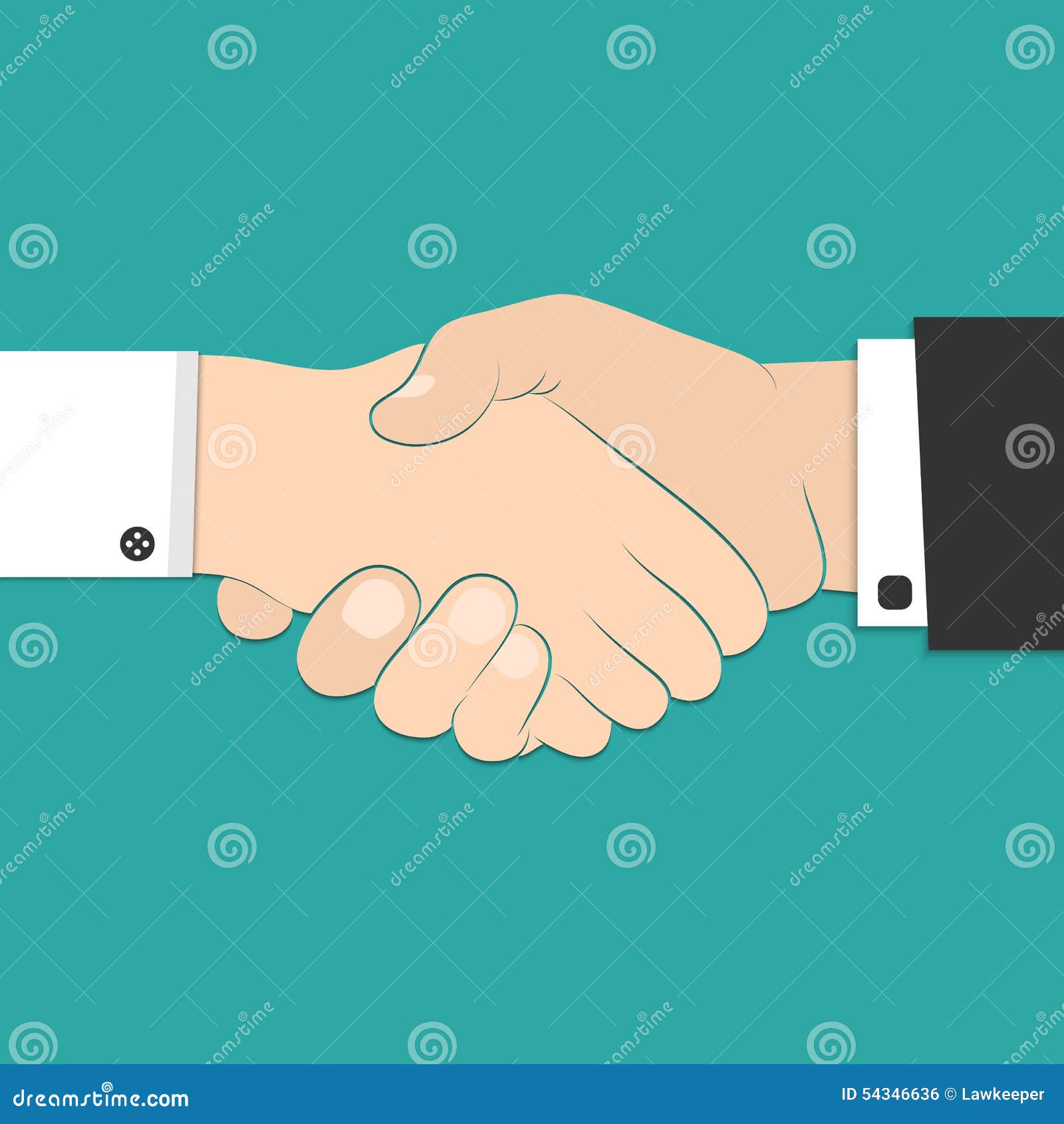 Handshake stock vector. Illustration of corporate, infographic - 54346636