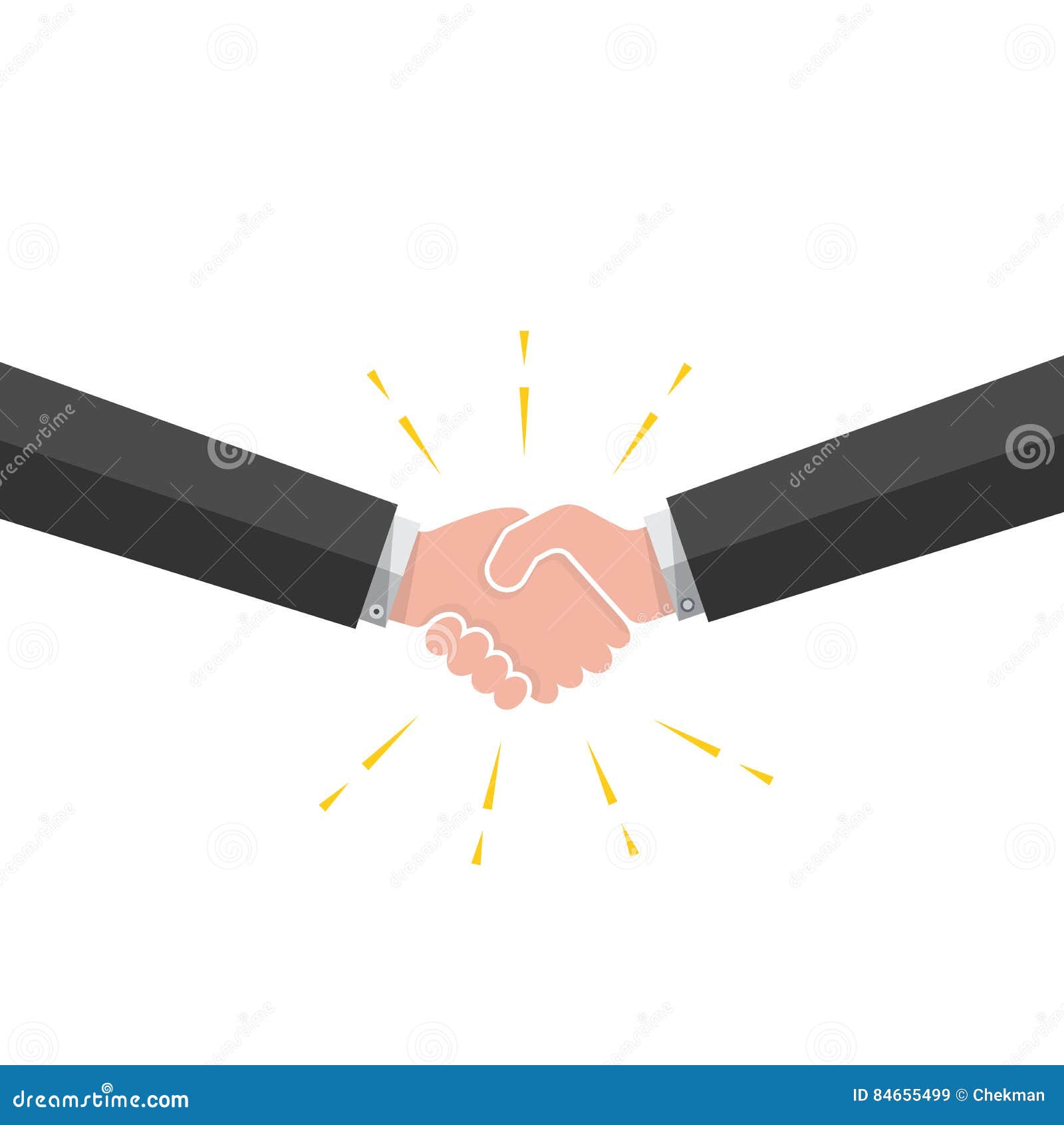 Handshake. Vector Illustration. Stock Illustration - Illustration of ...