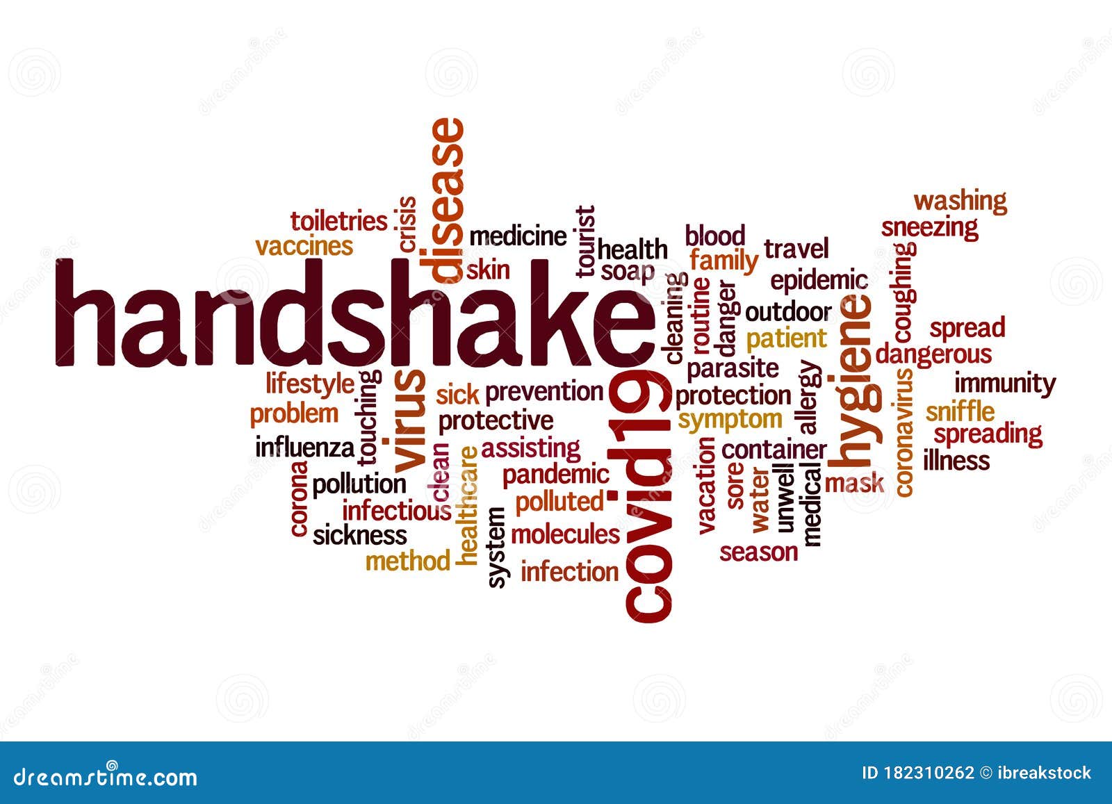 Handshake Word Cloud Concept Stock Illustration - Illustration of ...